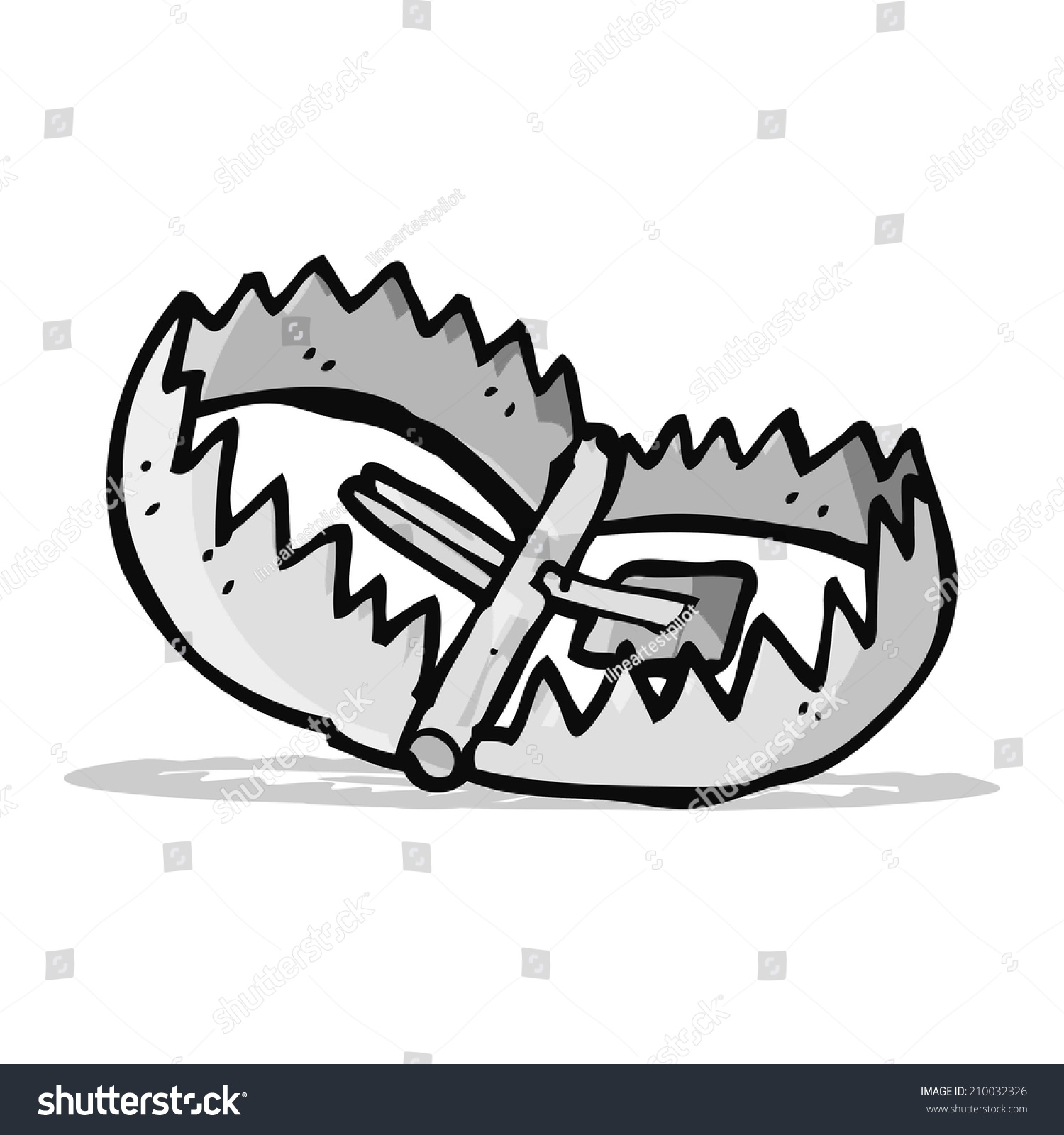 Cartoon Bear Trap: เวกเตอร์สต็อก (ปลอดค่าลิขสิทธิ์) 210032326 ...