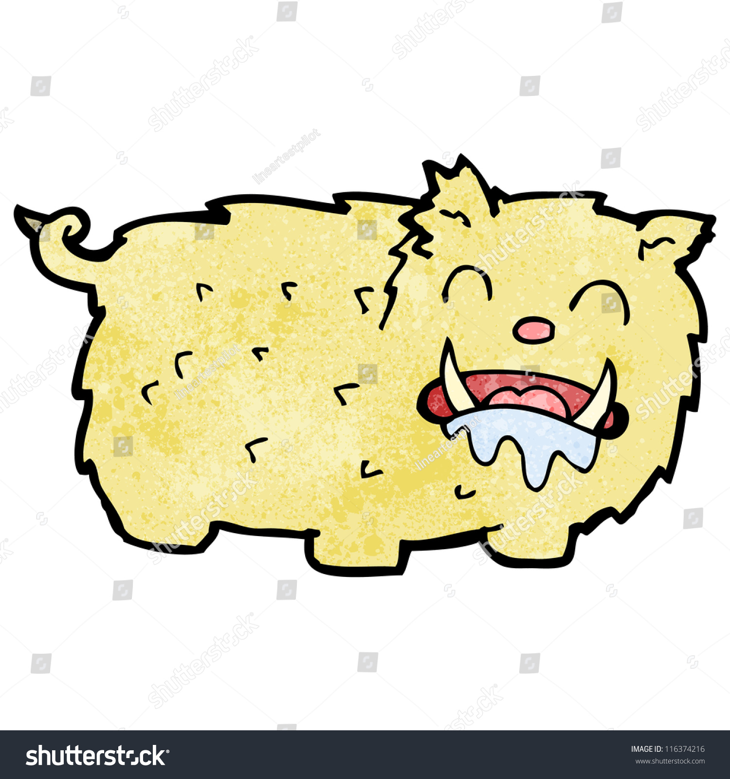 Cartoon Beast Monster Stock Vector (Royalty Free) 116374216 | Shutterstock
