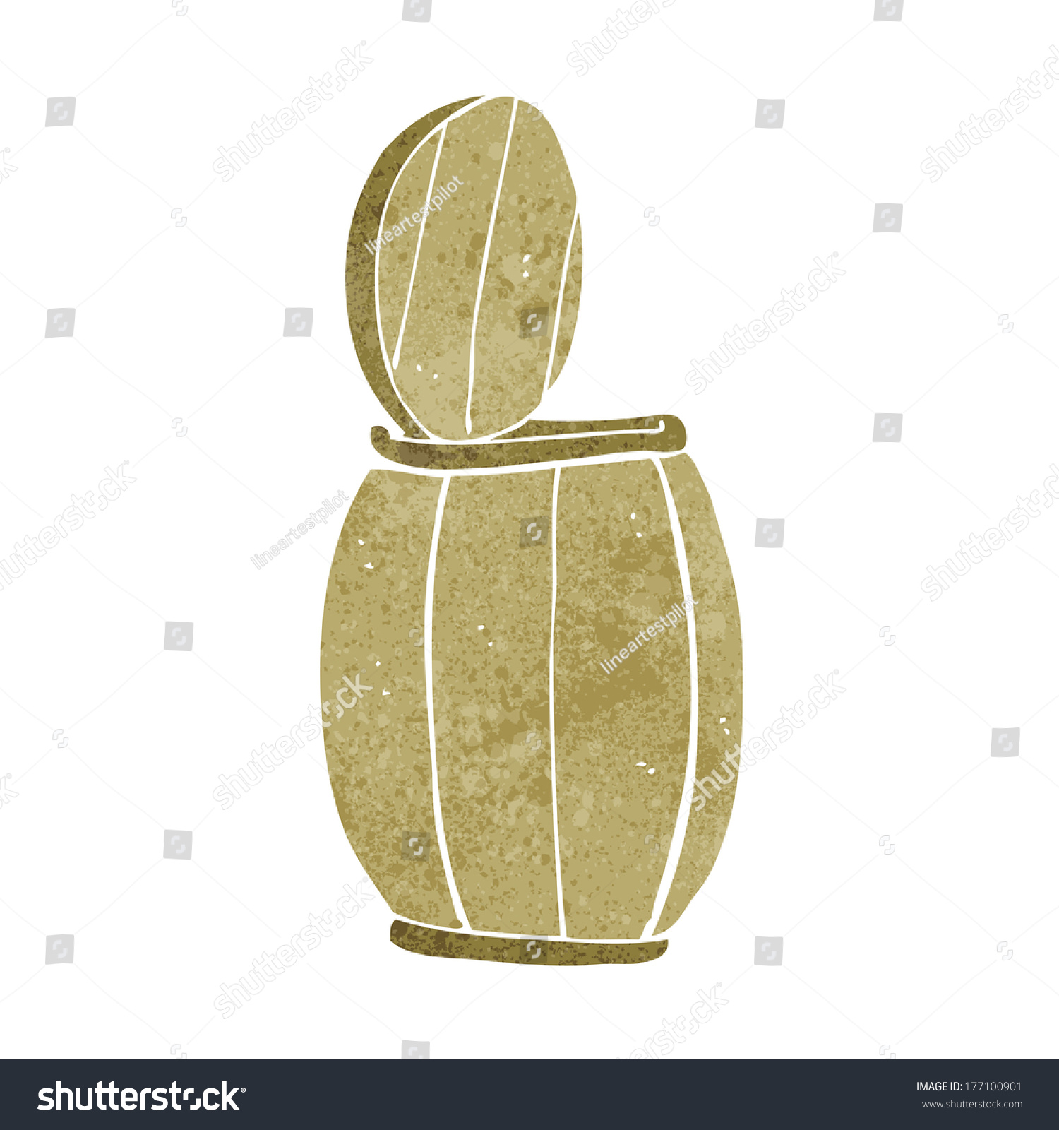 Cartoon Beer Barrel Stock Vector (Royalty Free) 177100901 | Shutterstock