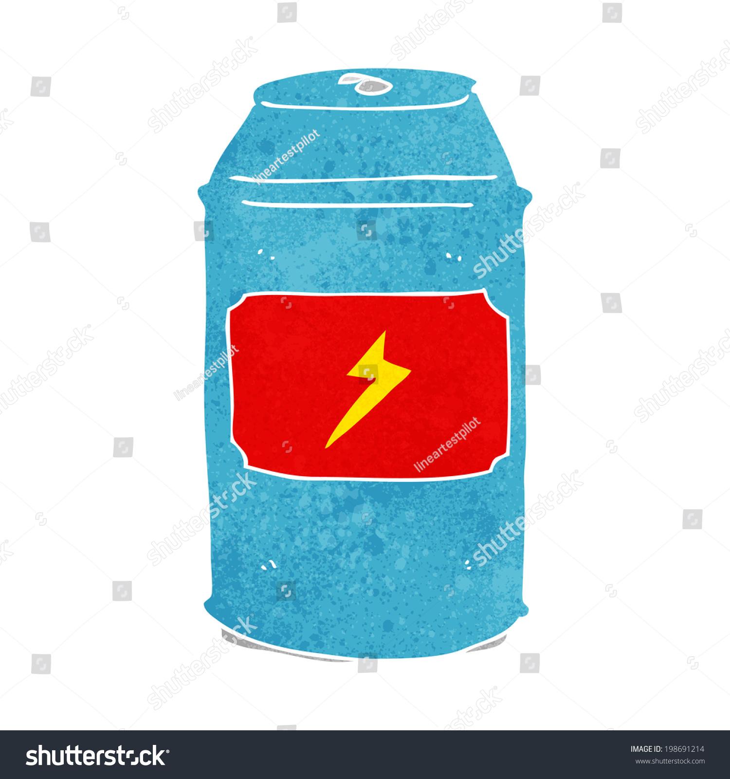 Cartoon Beer Can Stock Vector (Royalty Free) 198691214 | Shutterstock