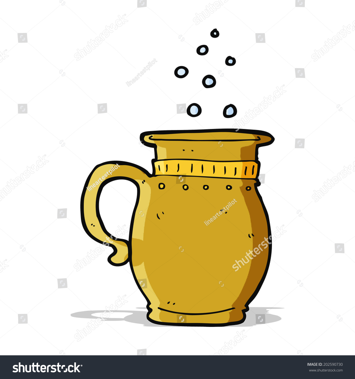 Cartoon Beer Tankard Stock Vector (Royalty Free) 202590730
