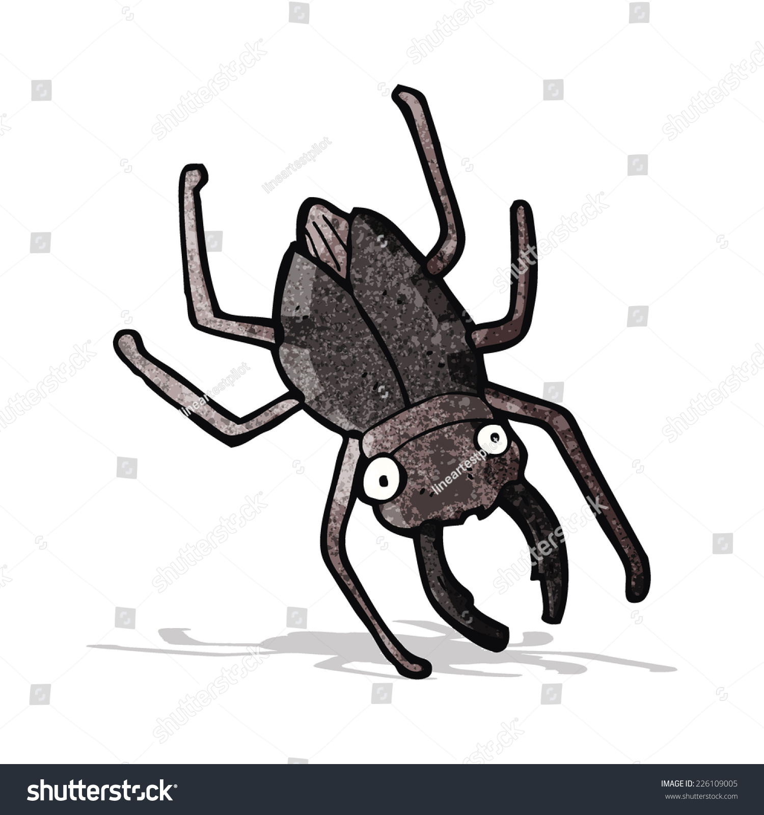 Cartoon Beetle Stock Vector (Royalty Free) 226109005