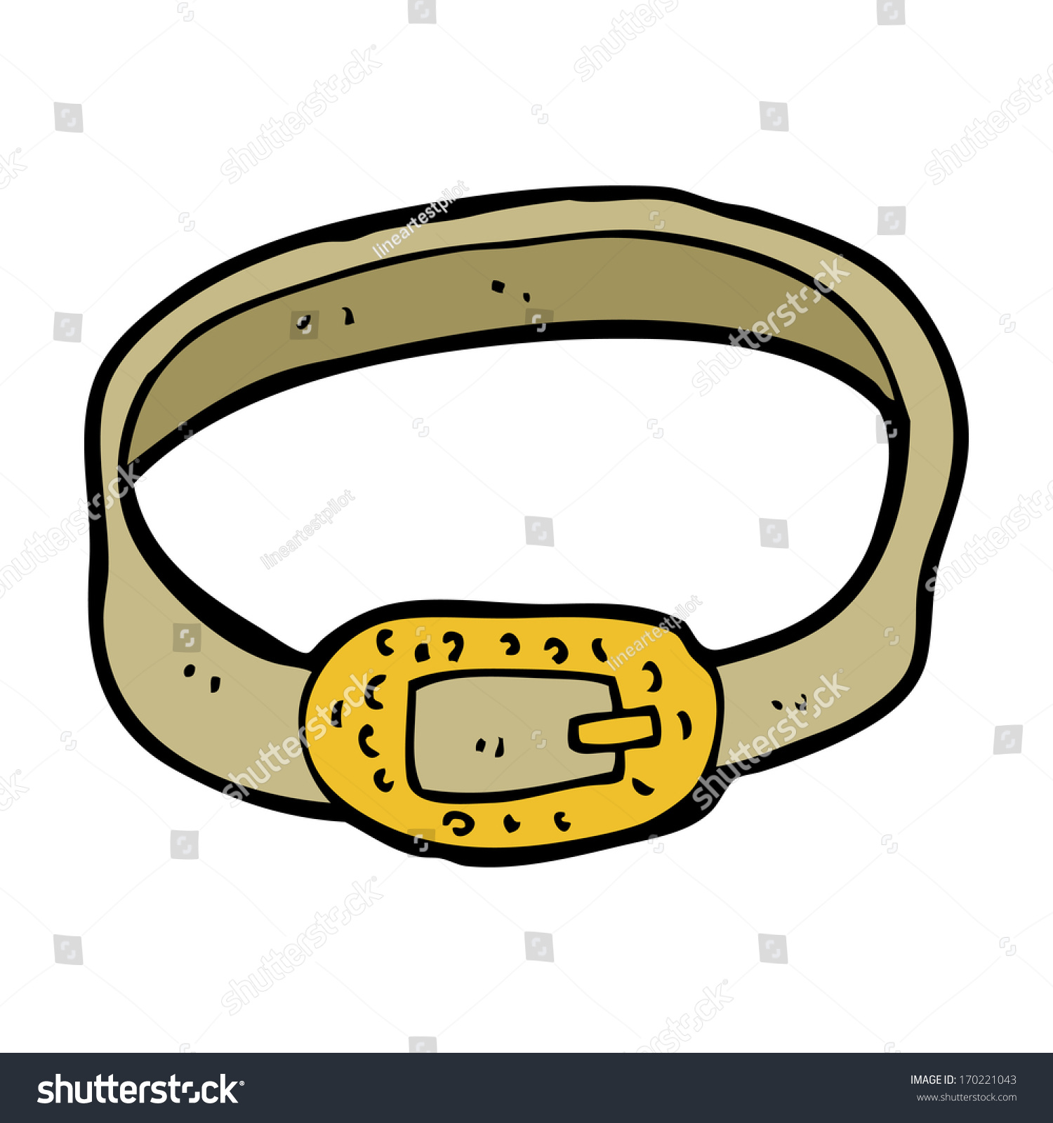 Cartoon Belt Stock Vector (Royalty Free) 170221043 | Shutterstock