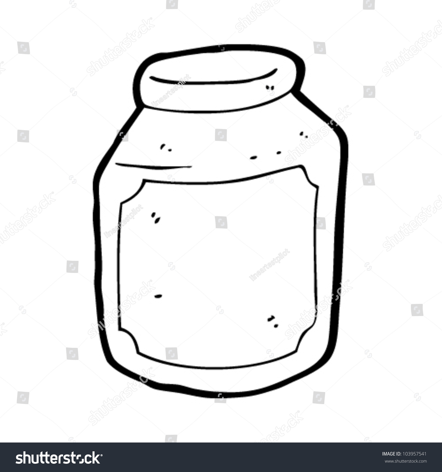 Cartoon Big Jar Stock Vector (Royalty Free) 103957541 | Shutterstock
