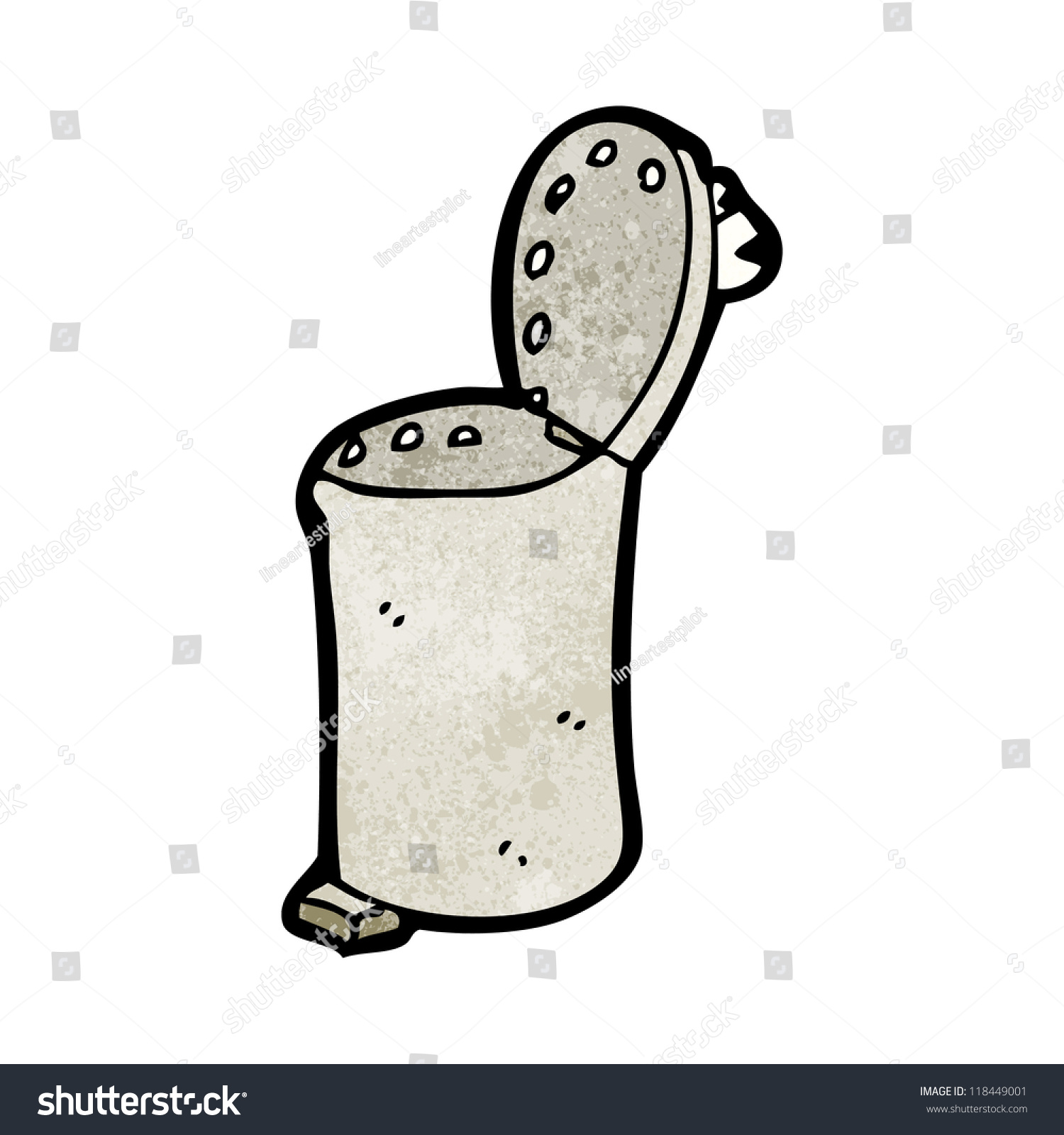 Cartoon Bin Stock Vector (Royalty Free) 118449001