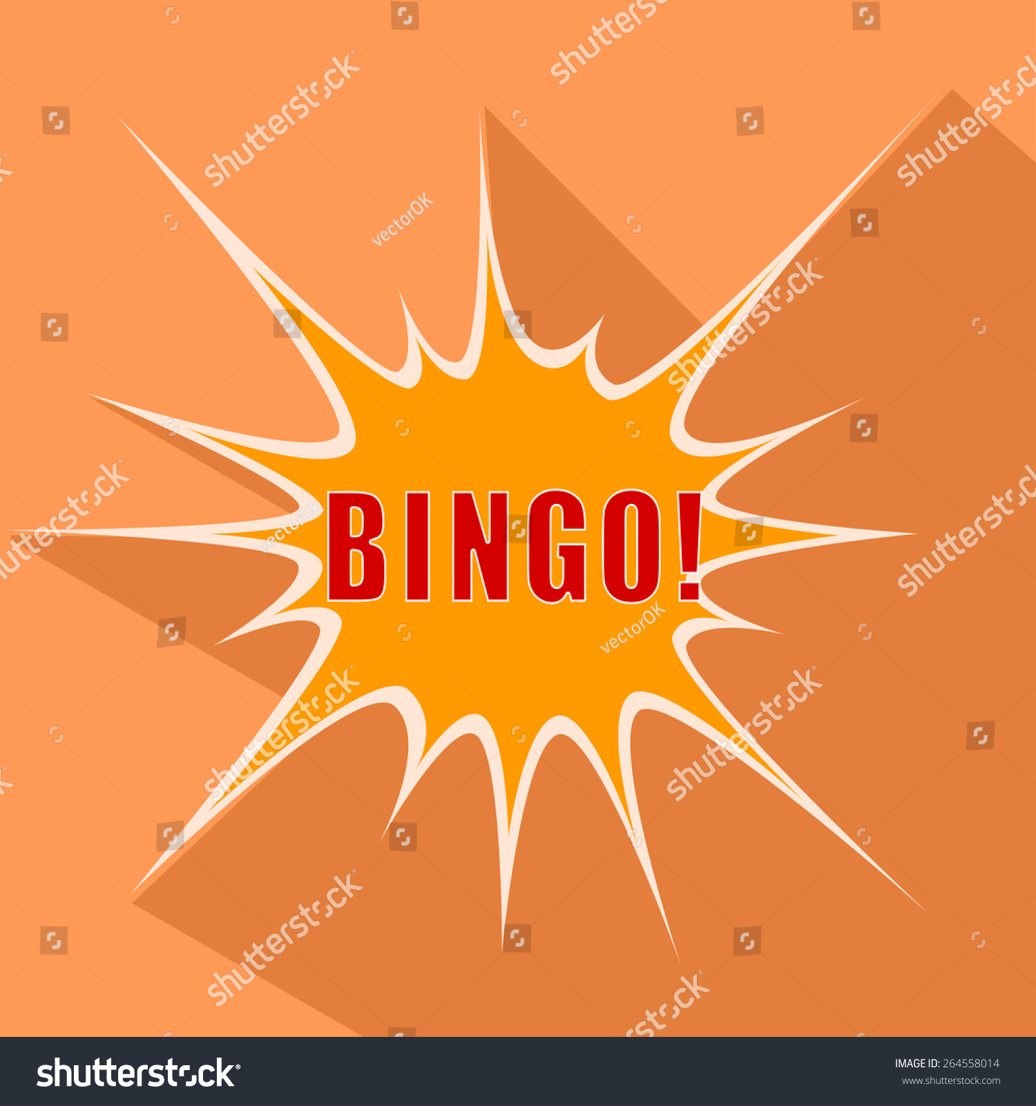 Cartoon Bingo Vector Illustration Stock Vector (Royalty Free) 264558014 ...