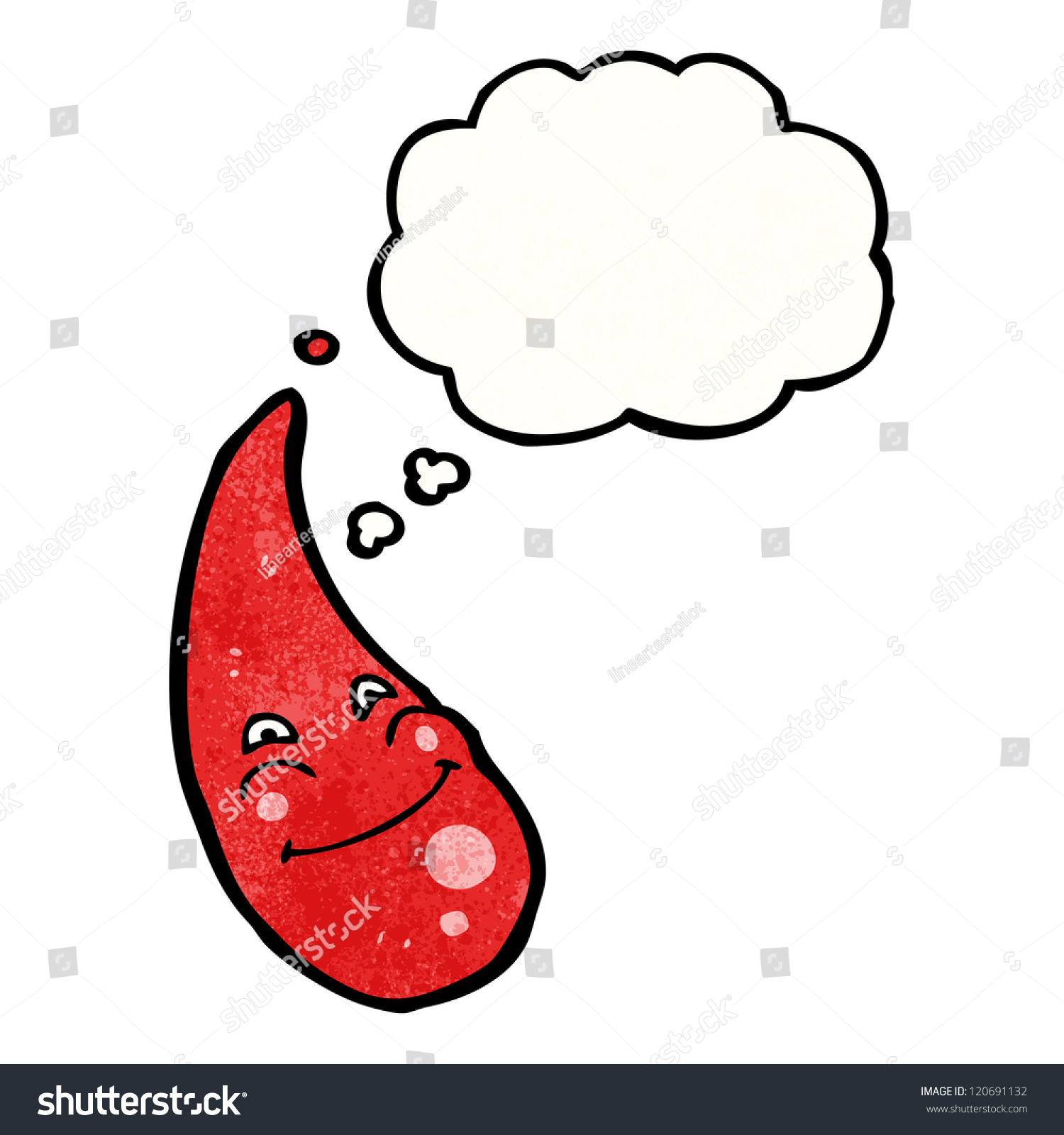 Cartoon Blood Drop Stock Vector (Royalty Free) 120691132 | Shutterstock