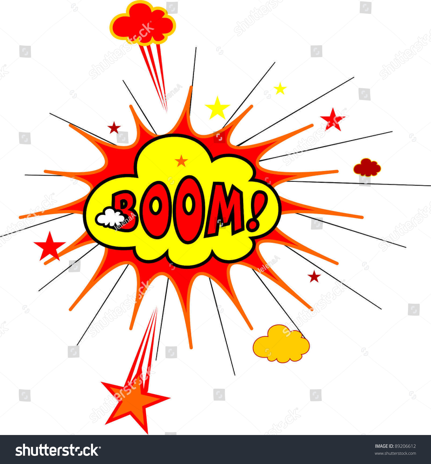 Cartoon Boom Stock Vector 89206612 - Shutterstock