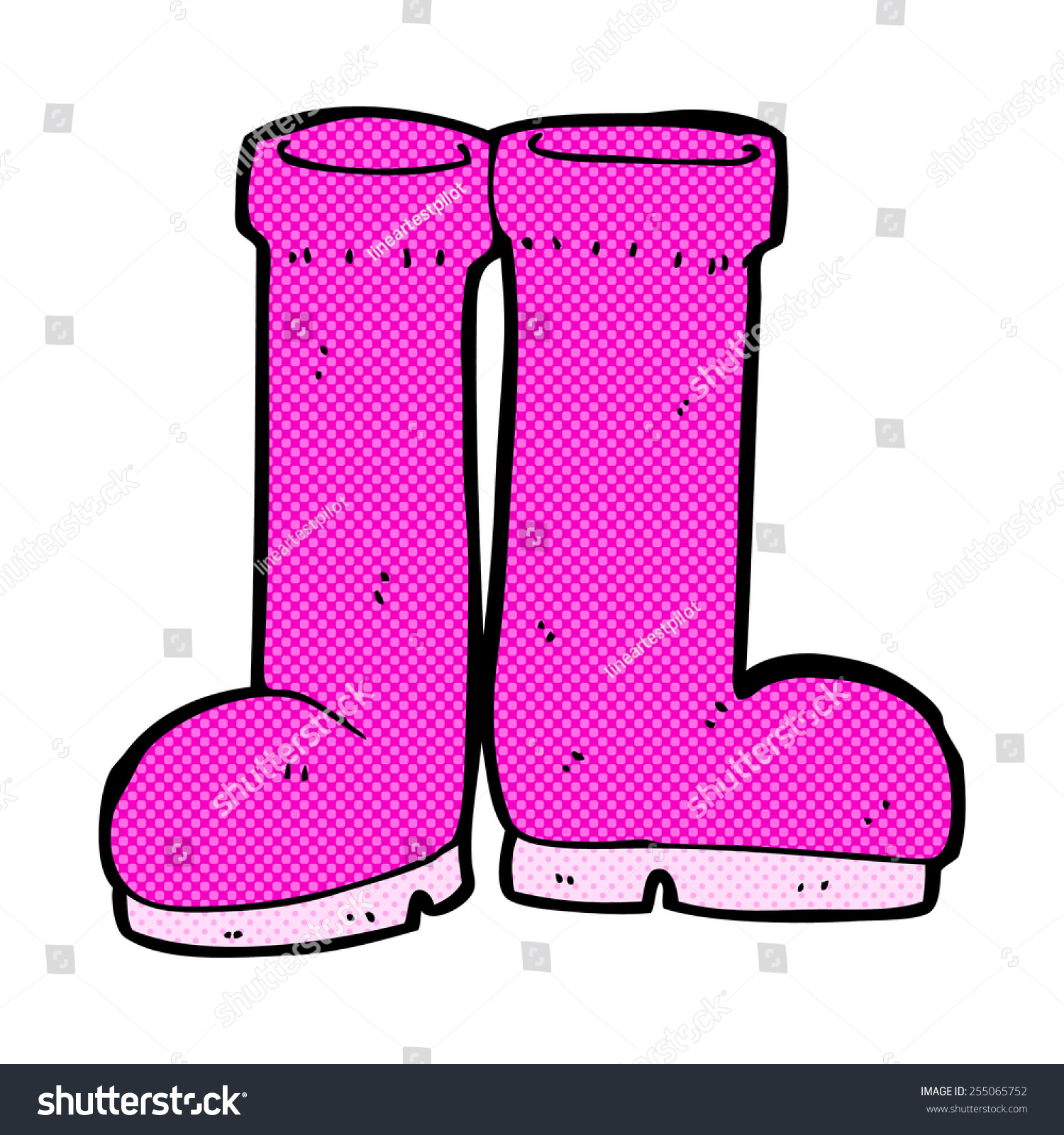Cartoon Boots Stock Vector (Royalty Free) 255065752 | Shutterstock