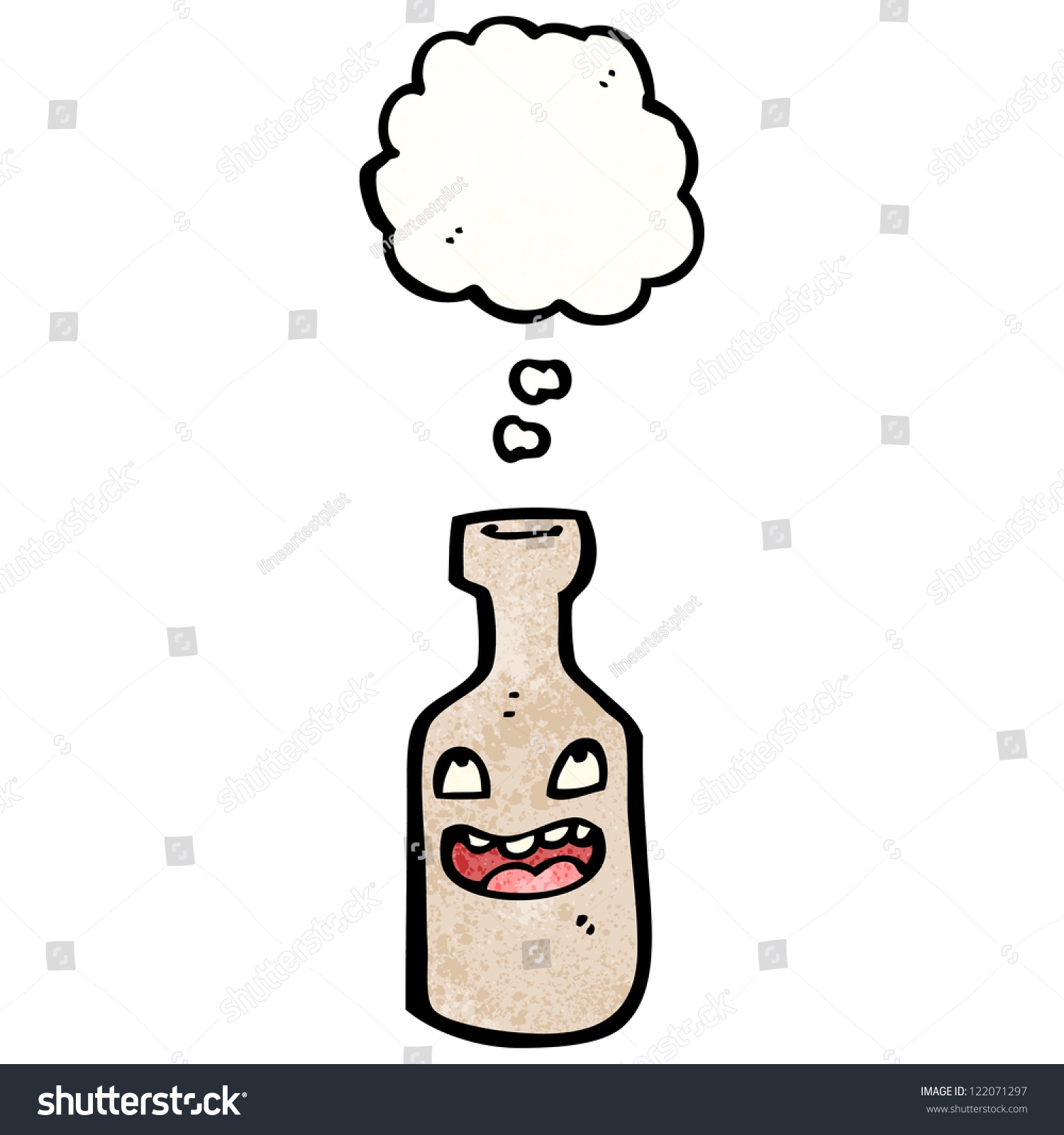 Cartoon Bottle Stock Vector (Royalty Free) 122071297 | Shutterstock