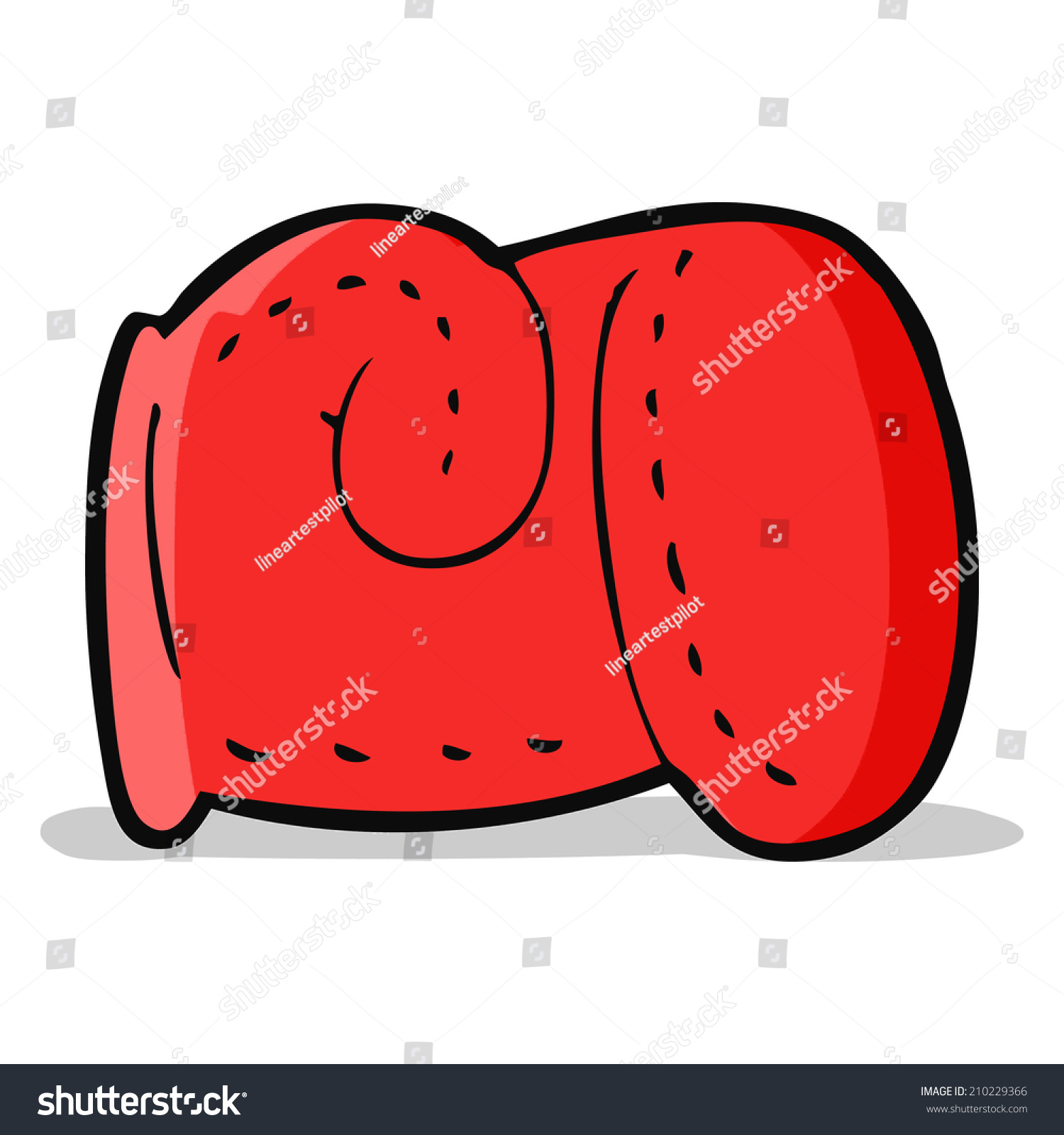 Cartoon Boxing Glove Stock Vector (Royalty Free) 210229366