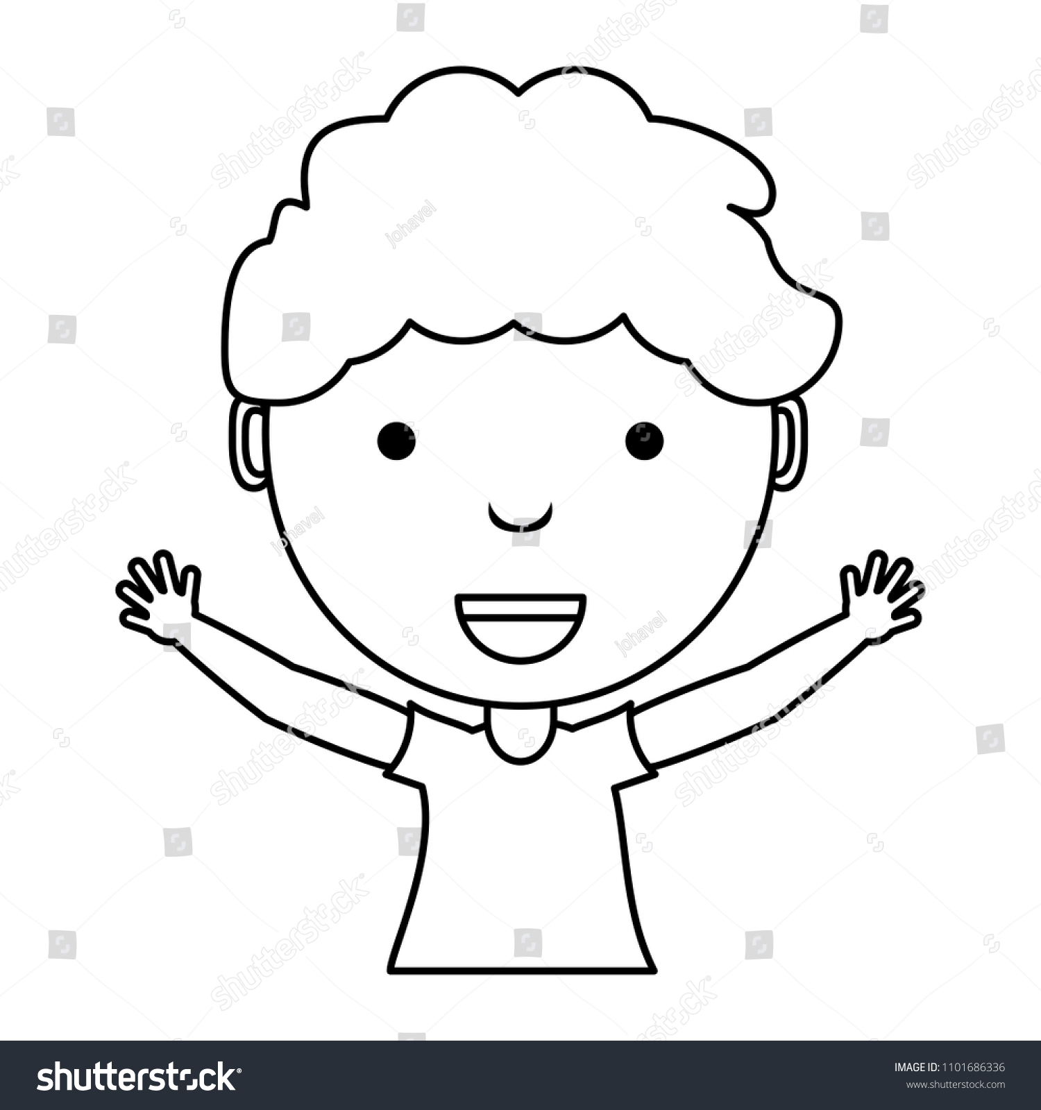 Cartoon Boy Design: vector de stock (libre de regalías) 1101686336 ...