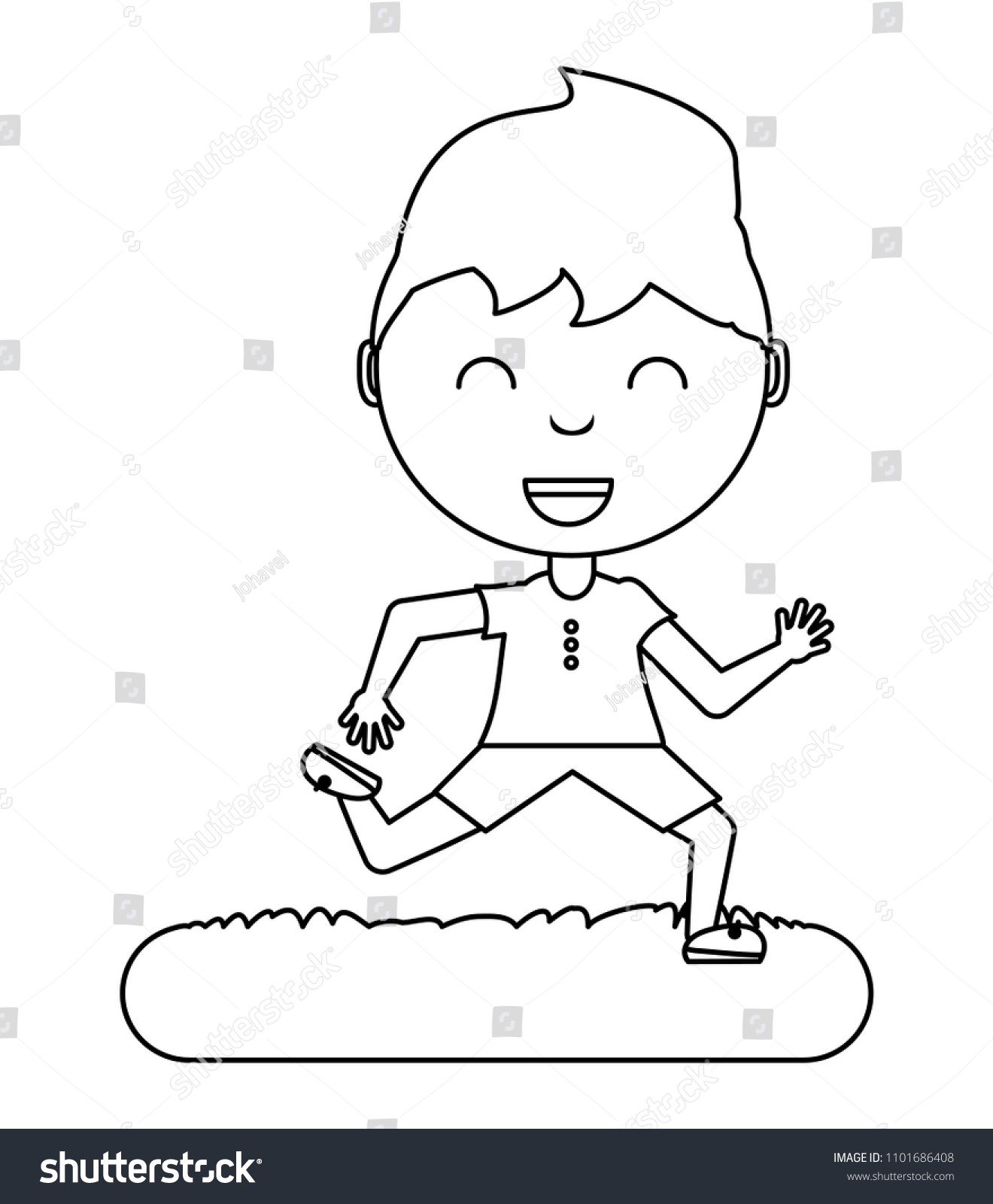 Cartoon Boy Design Stock Vector (Royalty Free) 1101686408 | Shutterstock