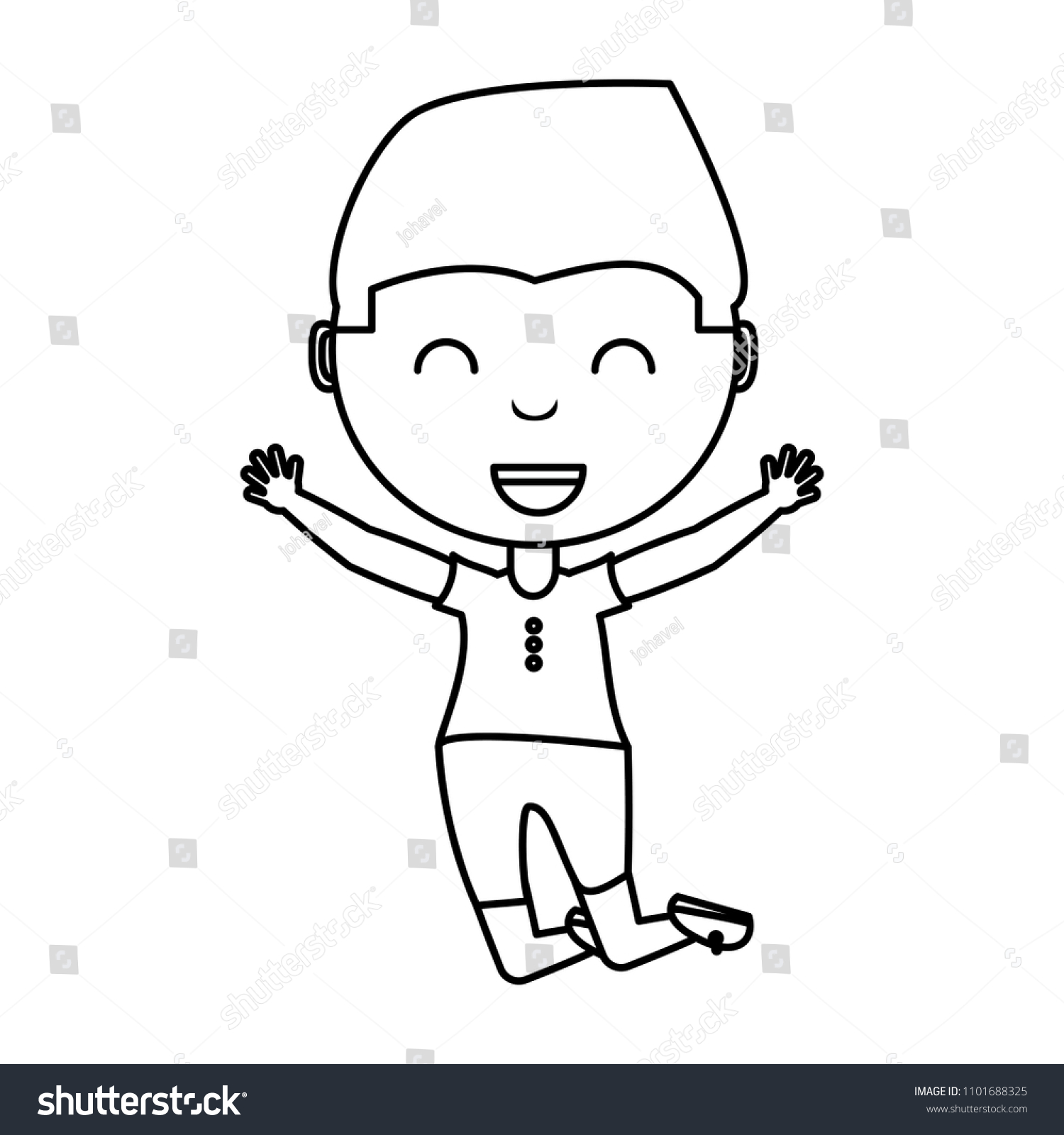 Cartoon Boy Design: vector de stock (libre de regalías) 1101688325 ...