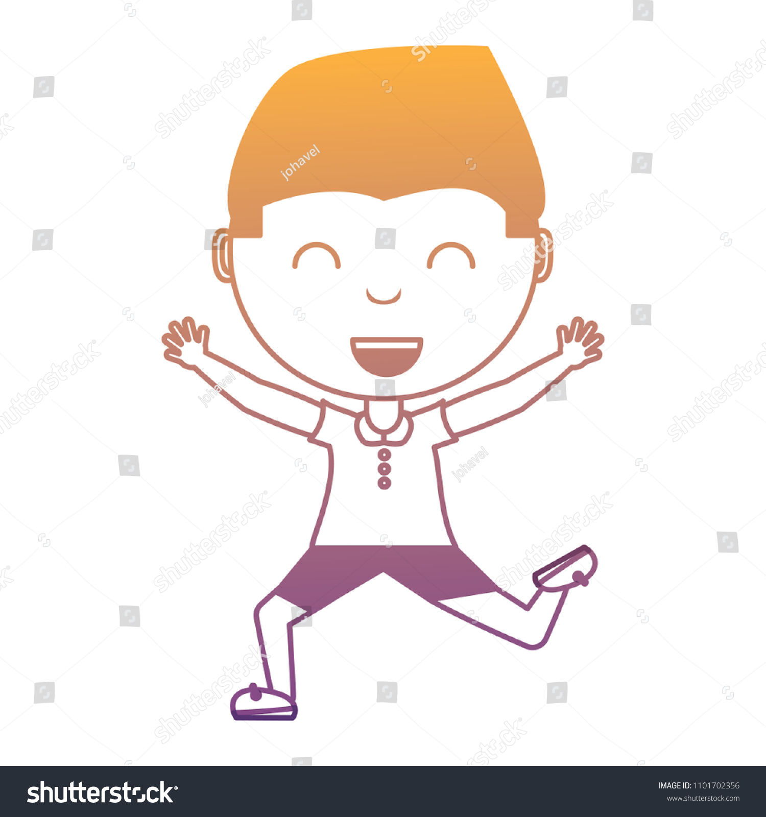 Cartoon Boy Design Stock Vector (Royalty Free) 1101702356