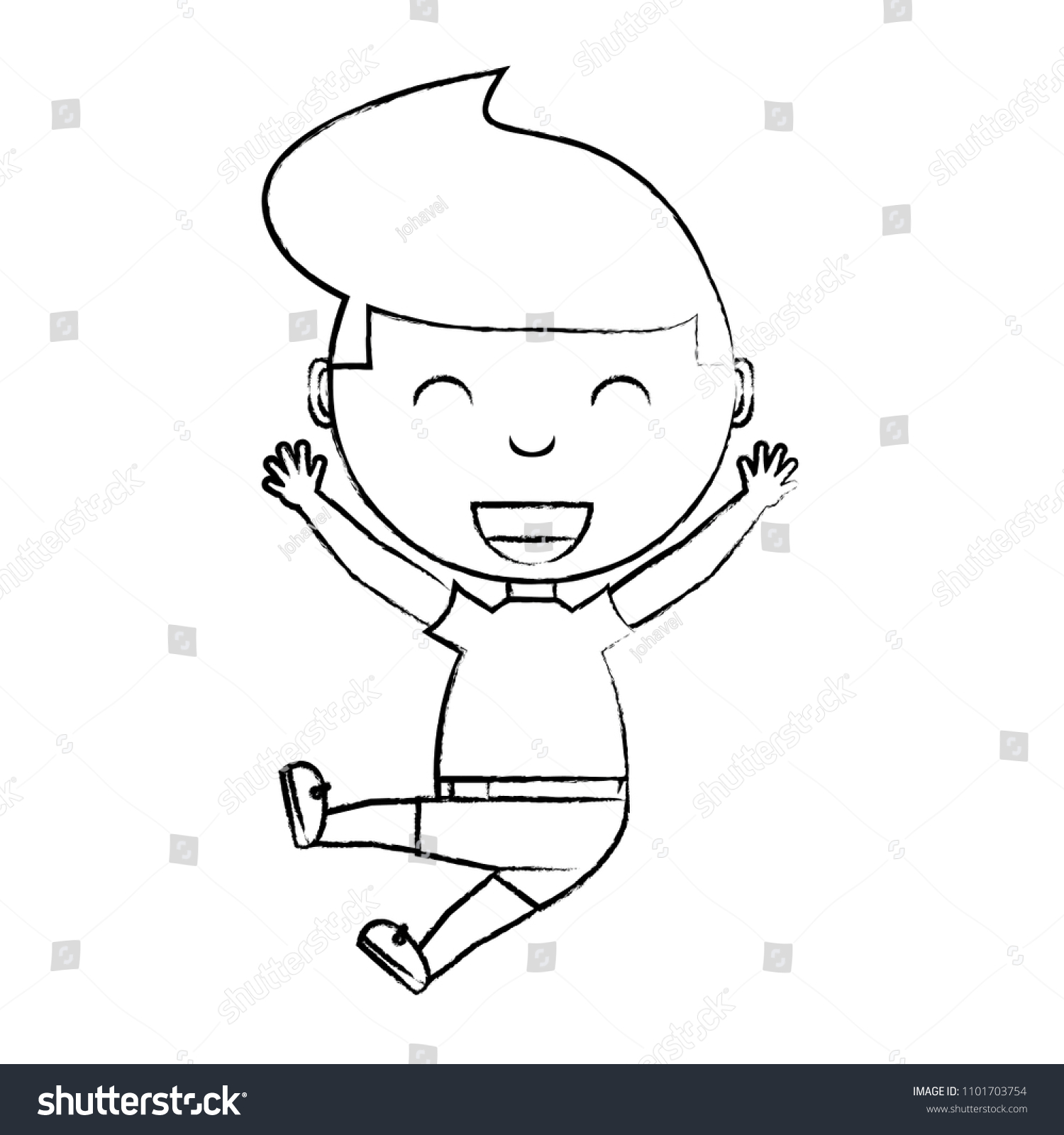 Cartoon Boy Design Stock Vector (Royalty Free) 1101703754 | Shutterstock