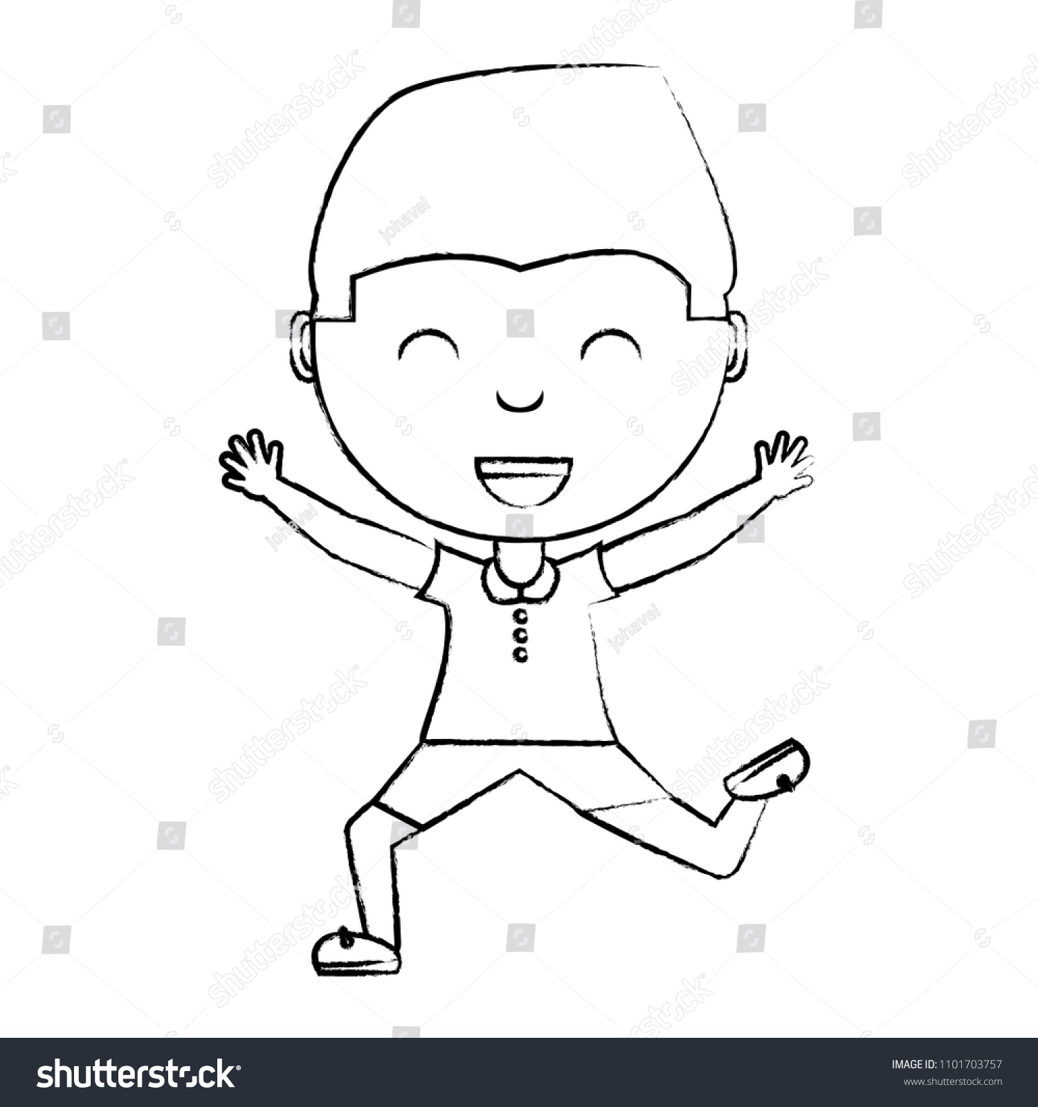 Cartoon Boy Design Stock Vector (Royalty Free) 1101703757 | Shutterstock