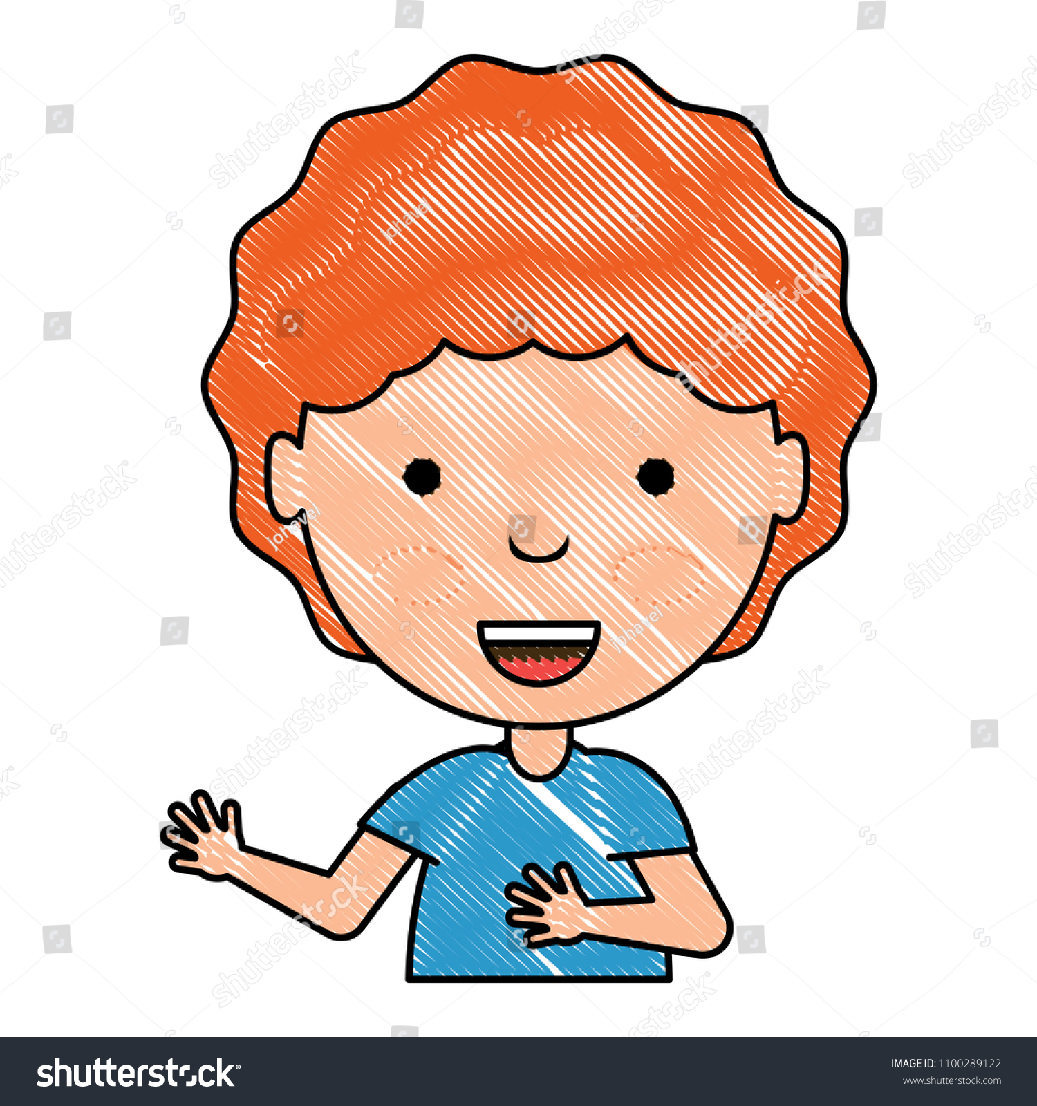 Cartoon Boy Icon Stock Vector (Royalty Free) 1100289122 | Shutterstock