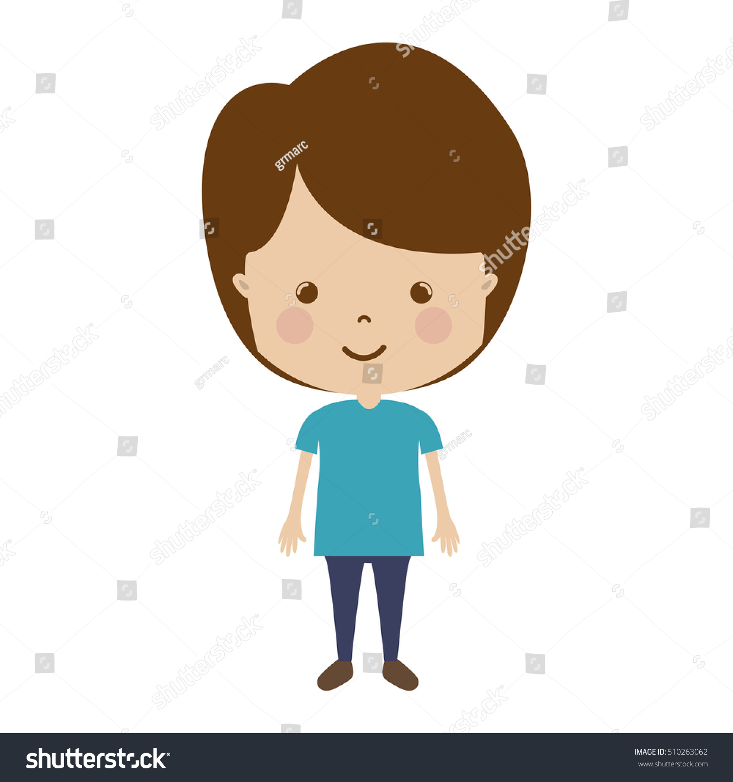 Cartoon Boy Icon Stock Vector (Royalty Free) 510263062 | Shutterstock