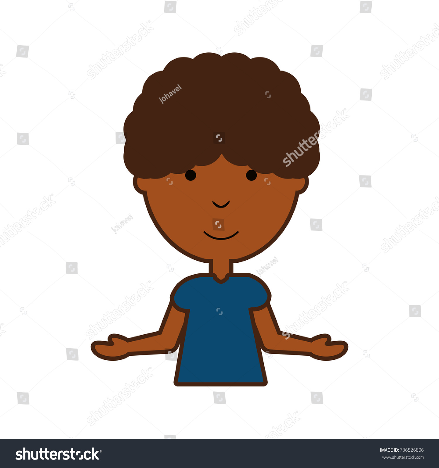 Cartoon Boy Icon Stock Vector (Royalty Free) 736526806 | Shutterstock