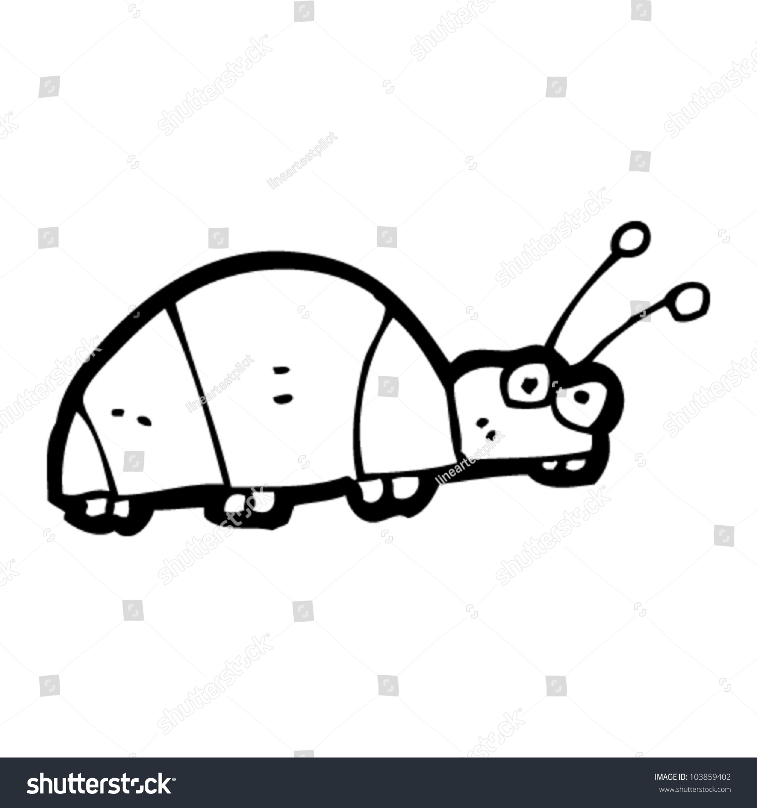 Cartoon Bug Stock Vector (Royalty Free) 103859402 | Shutterstock