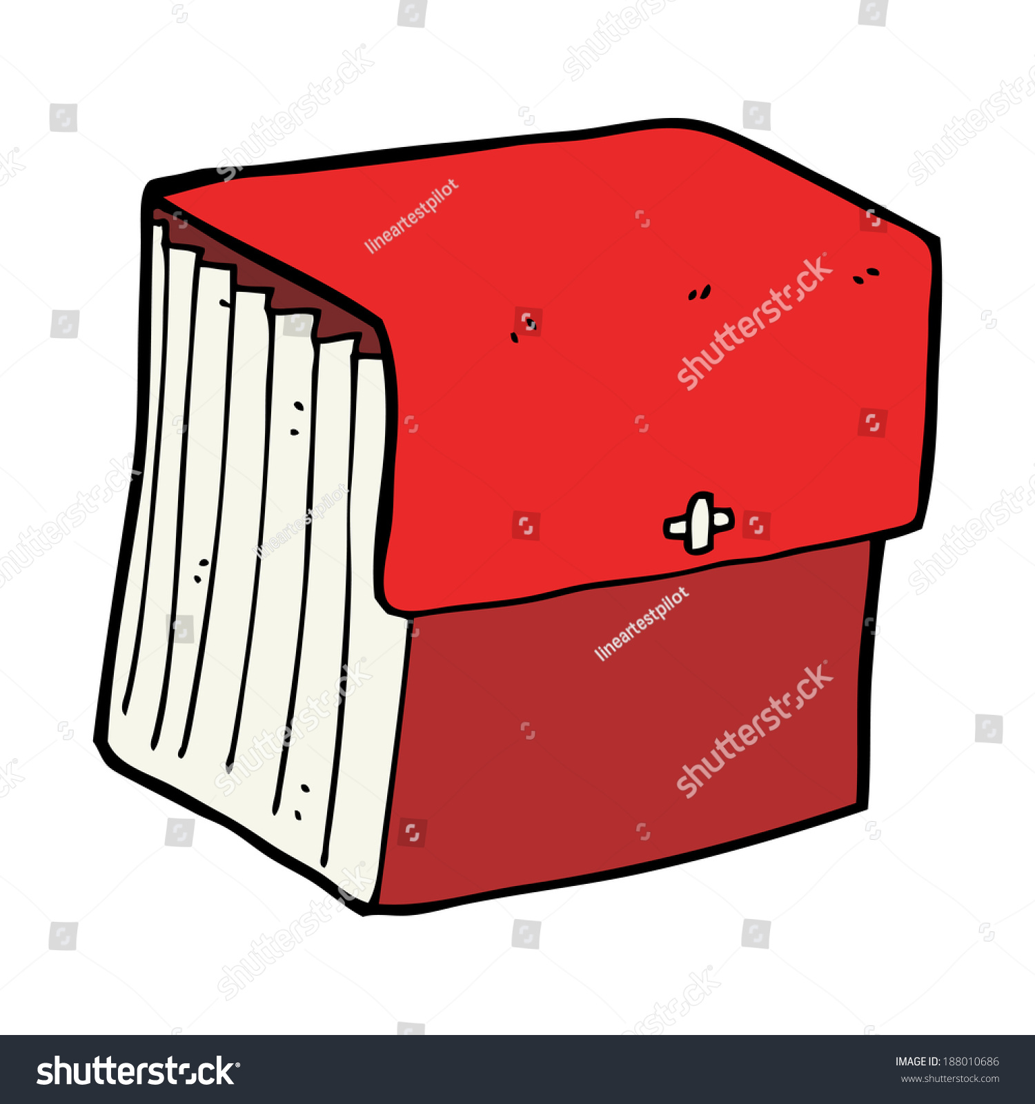 Cartoon Business Files Stock Vector (Royalty Free) 188010686 | Shutterstock