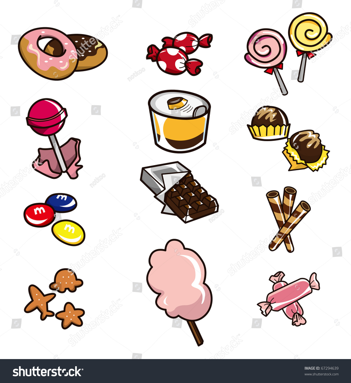 Cartoon Candy Icon: vector de stock (libre de regalías) 67294639