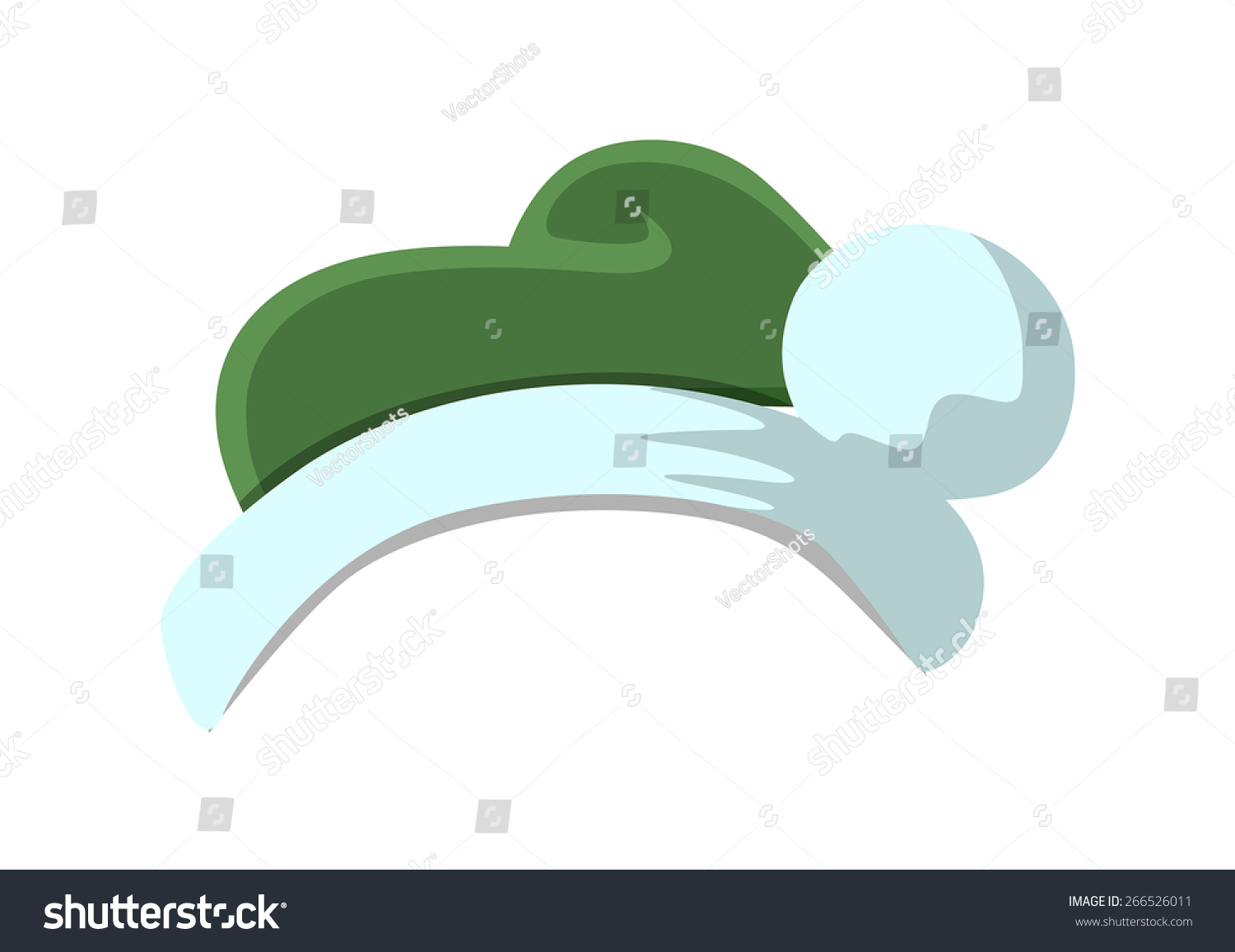 Cartoon Cap Vector Illustration Stock Vector (Royalty Free) 266526011 ...