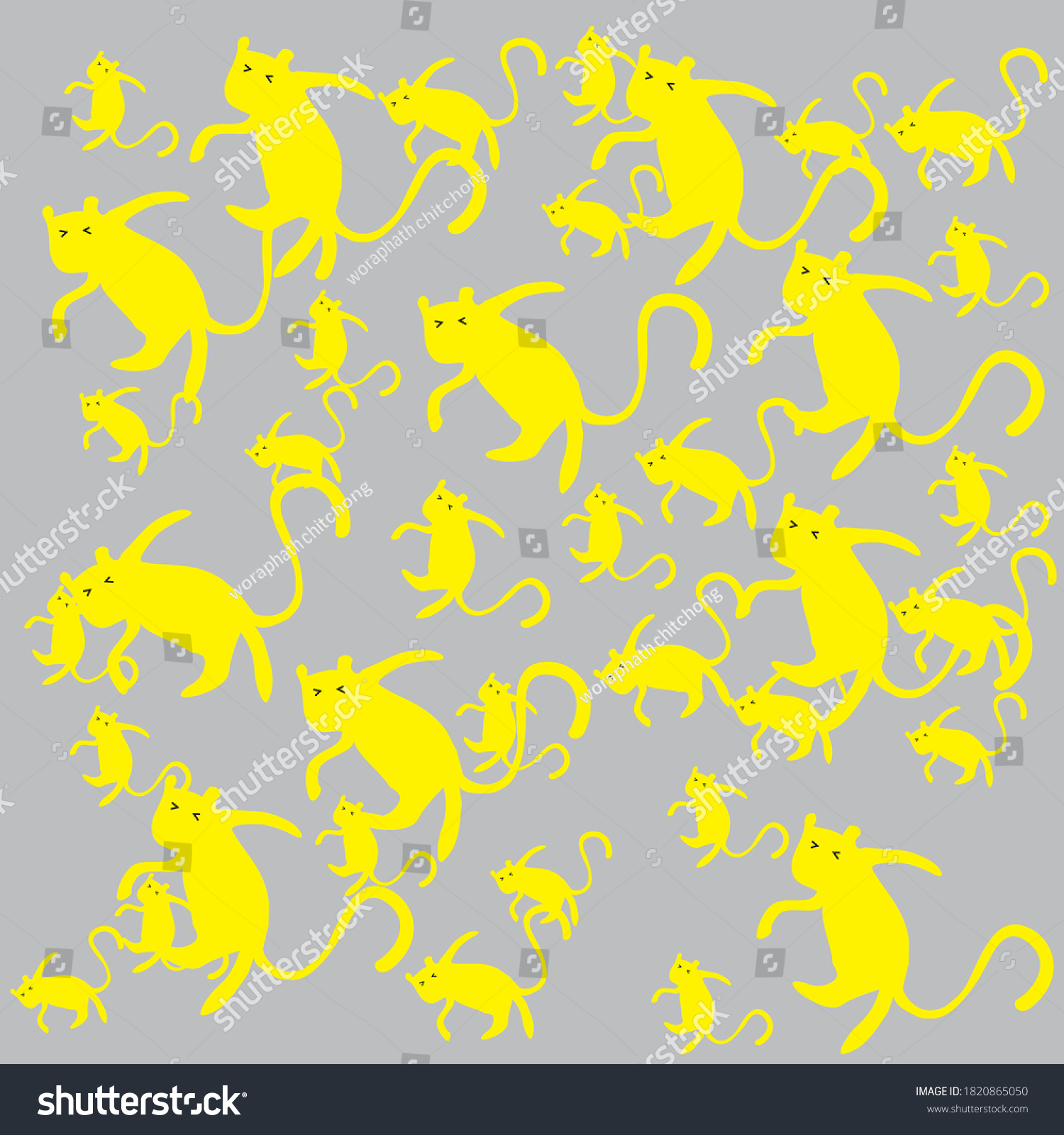 Cartoon Cat Image Vector Background Image Stock Vector (Royalty Free ...