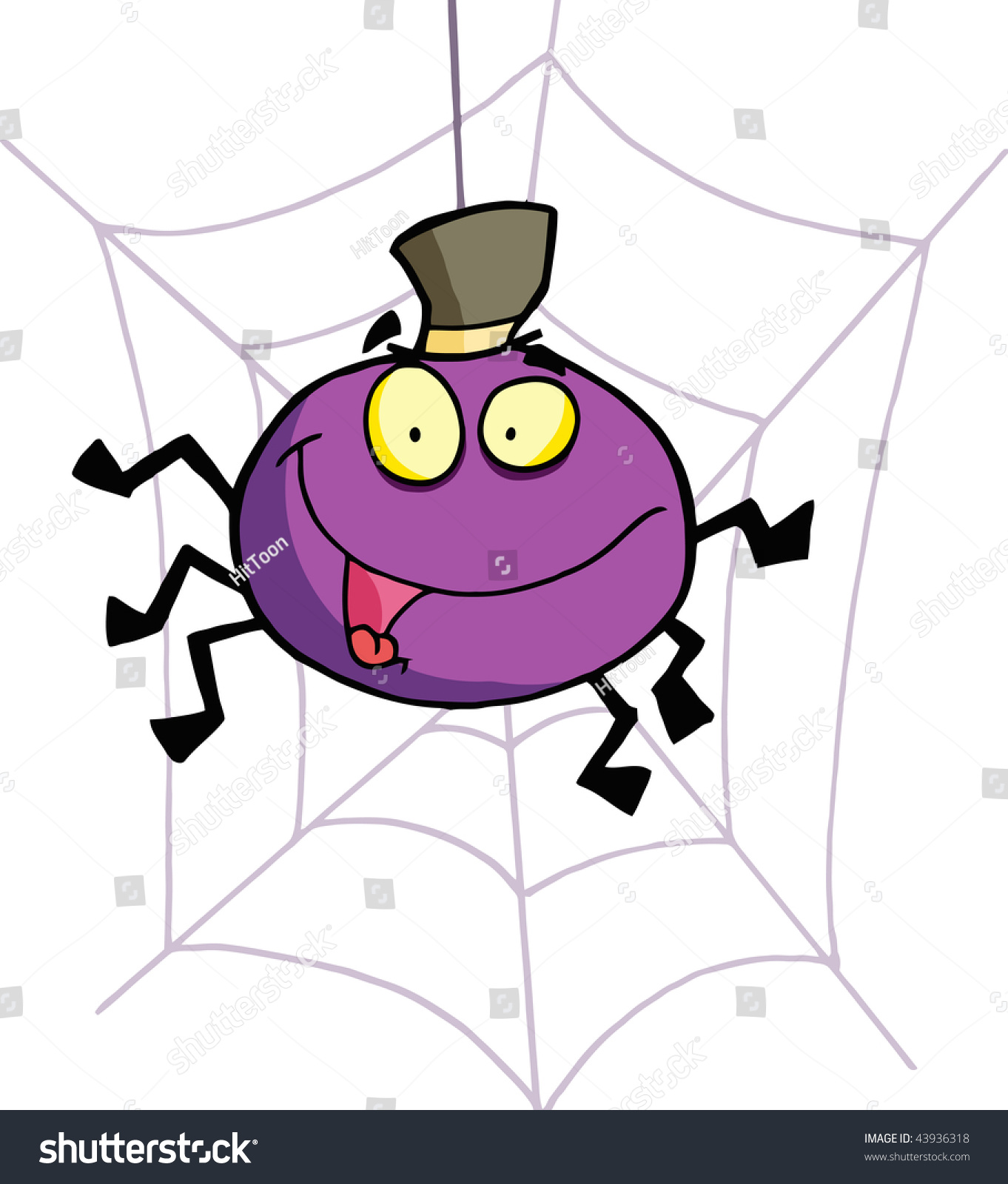 Cartoon Character Happy Spider Stock Vector 43936318 - Shutterstock Cartoon Character Happy Spider Stock Vector 43936318 - Shutterstock