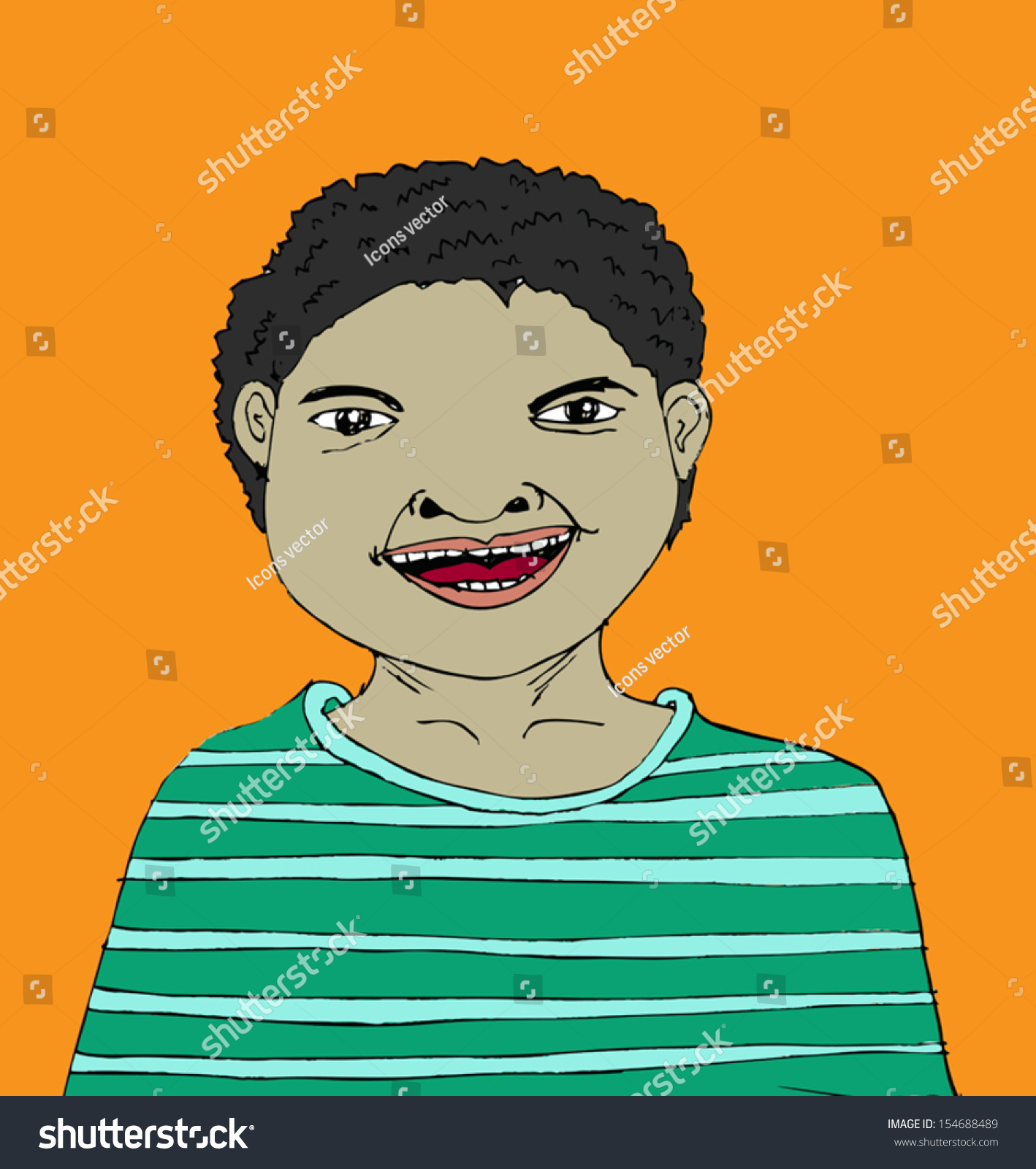 Cartoon Character Men Stock Vector (Royalty Free) 154688489