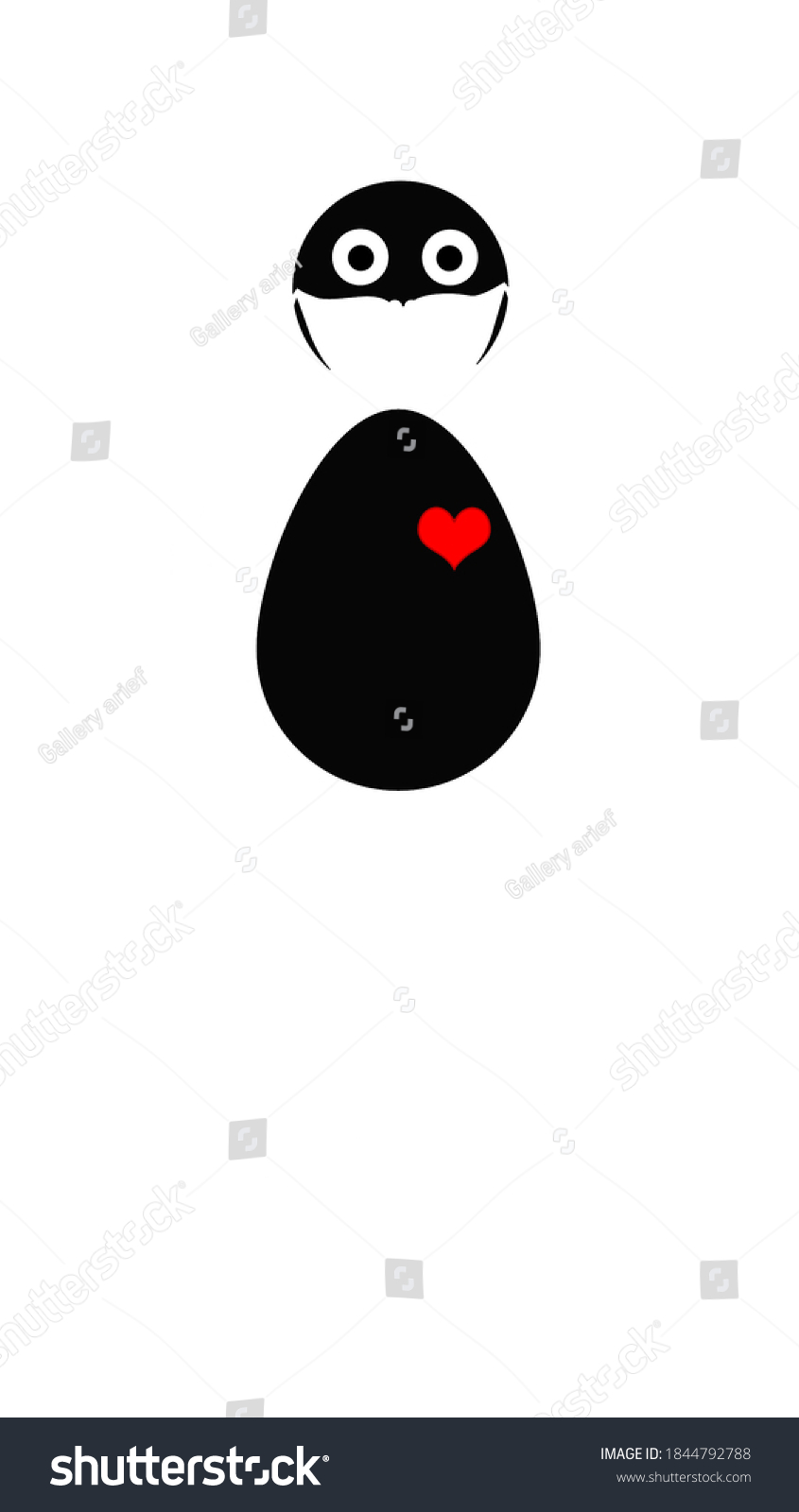 Cartoon Characters Using White Mask Stock Vector (Royalty Free ...