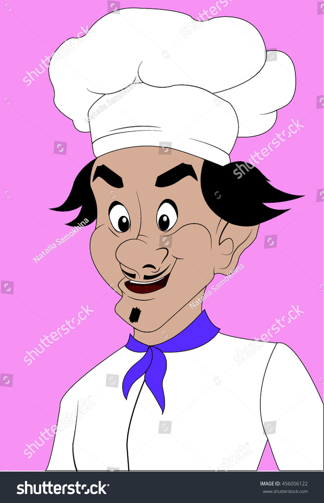 Cartoon Chef Stock Vector (Royalty Free) 456056122 | Shutterstock