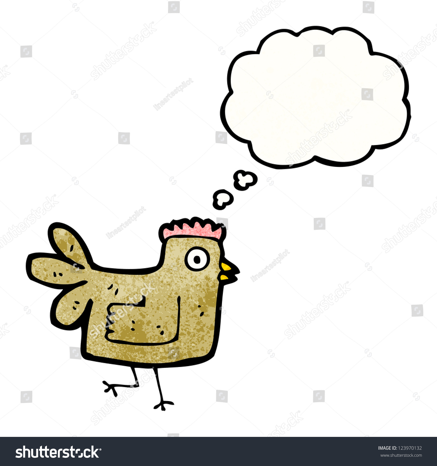 Cartoon Chicken: เวกเตอร์สต็อก (ปลอดค่าลิขสิทธิ์) 123970132 | Shutterstock