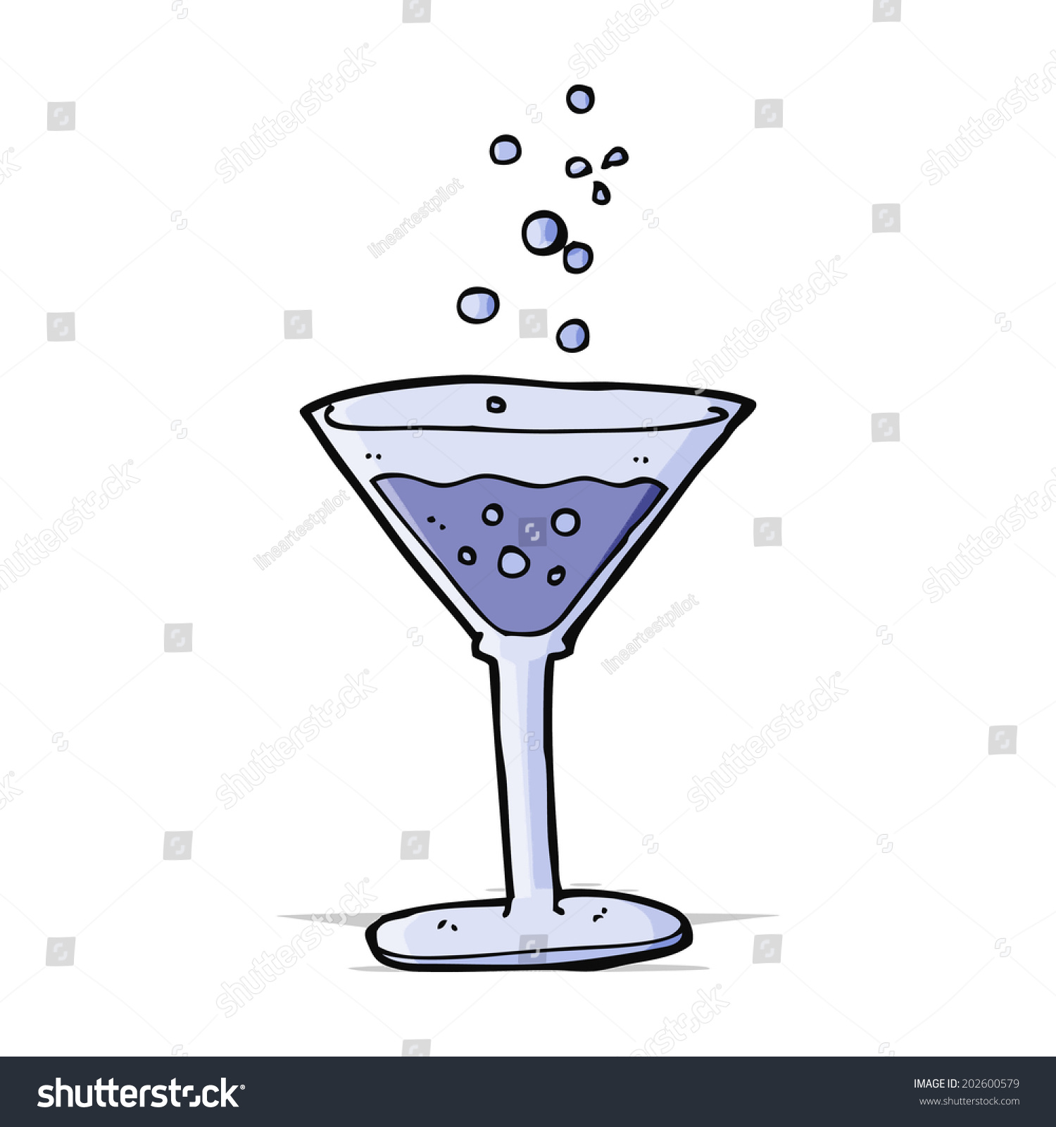 Cartoon Cocktail Stock Vector (Royalty Free) 202600579 | Shutterstock
