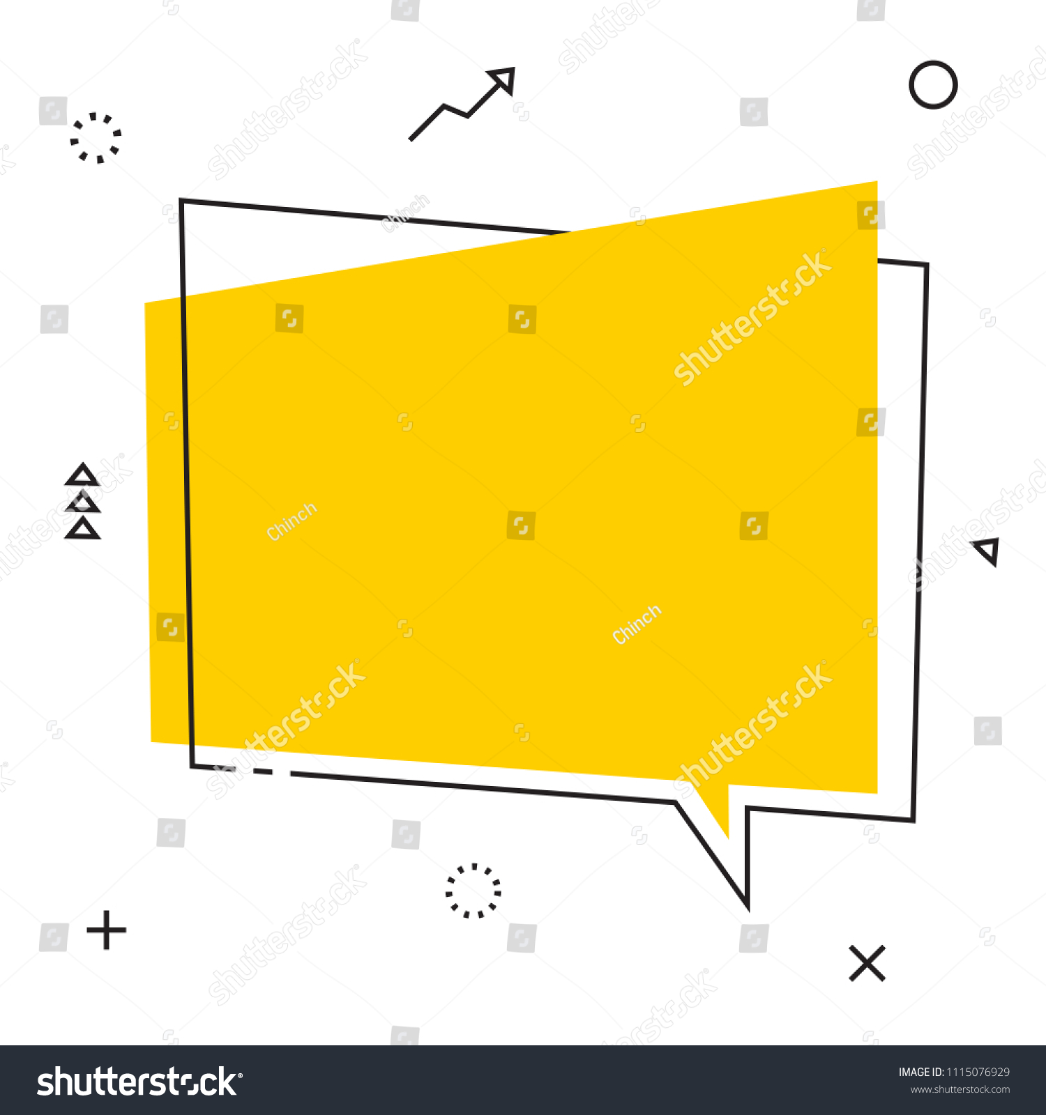 Cartoon Comic Empty Talk Blank Vector Stock Vector (Royalty Free ...