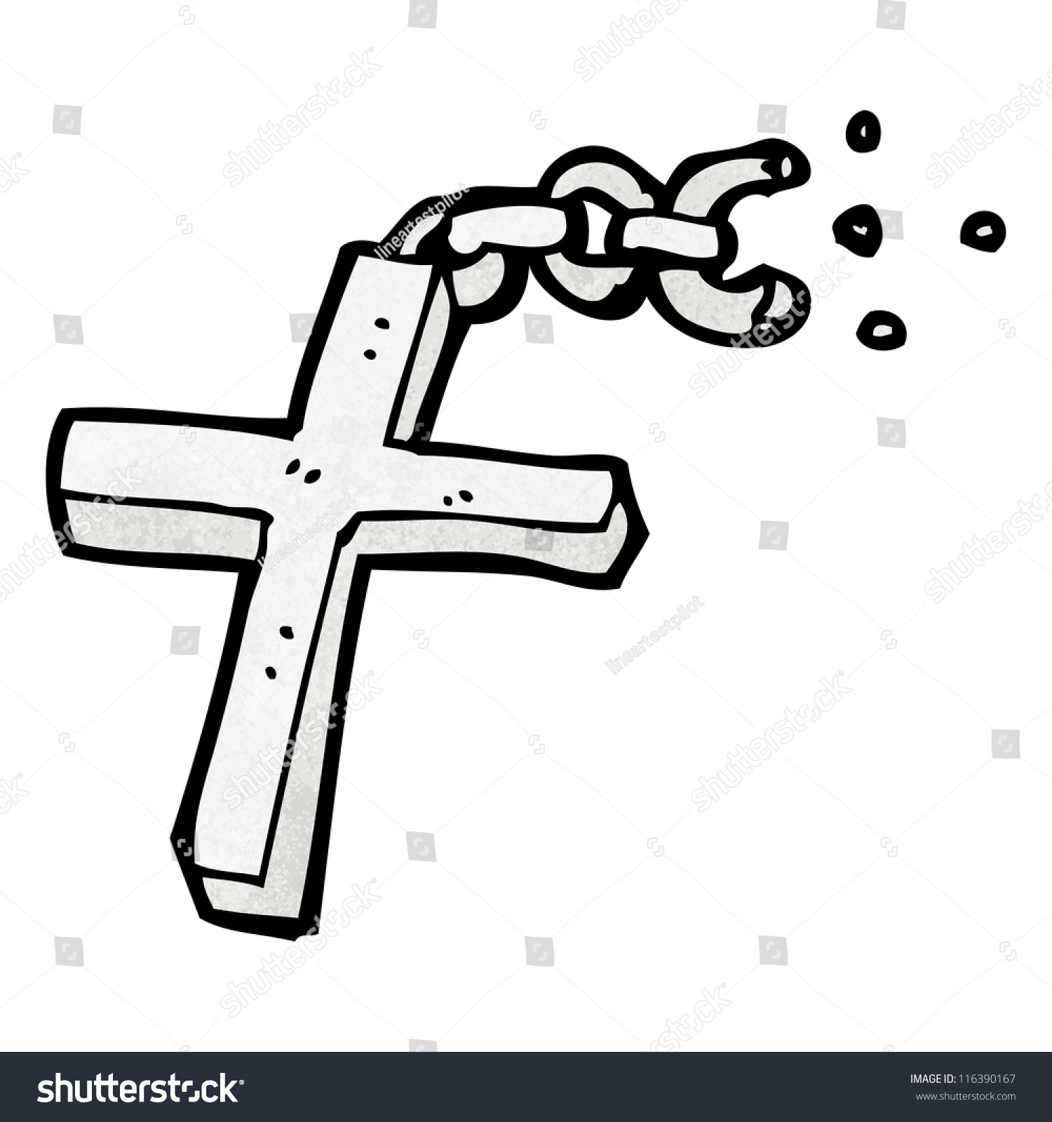 Cartoon Cross Stock Vector (Royalty Free) 116390167 | Shutterstock