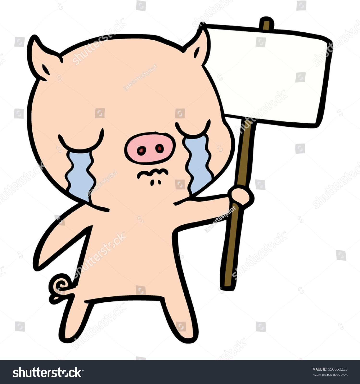 1,415 Unhappy crying pig Images, Stock Photos & Vectors | Shutterstock