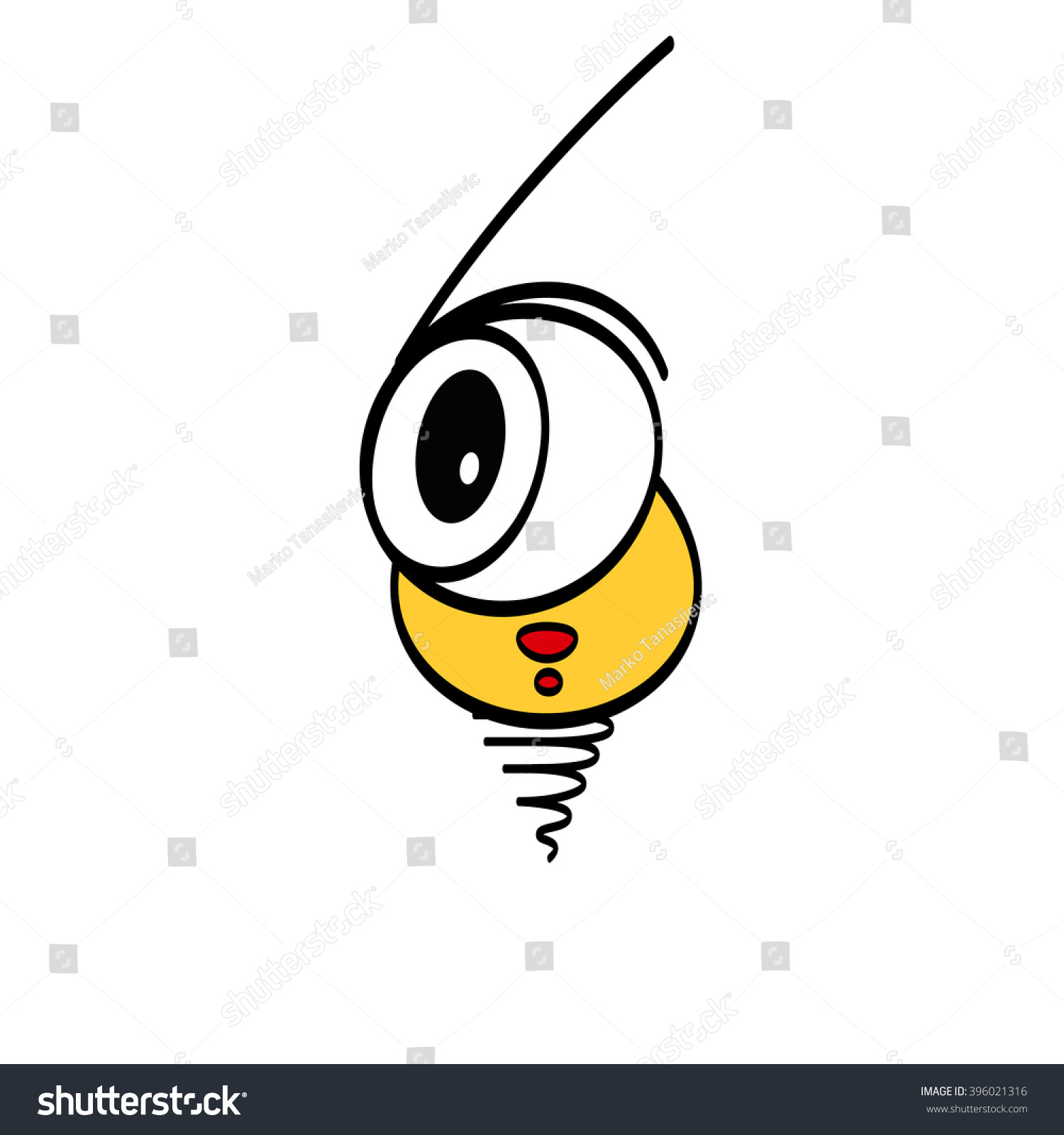 Cartoon Cyclop Stock Vector (Royalty Free) 396021316 | Shutterstock