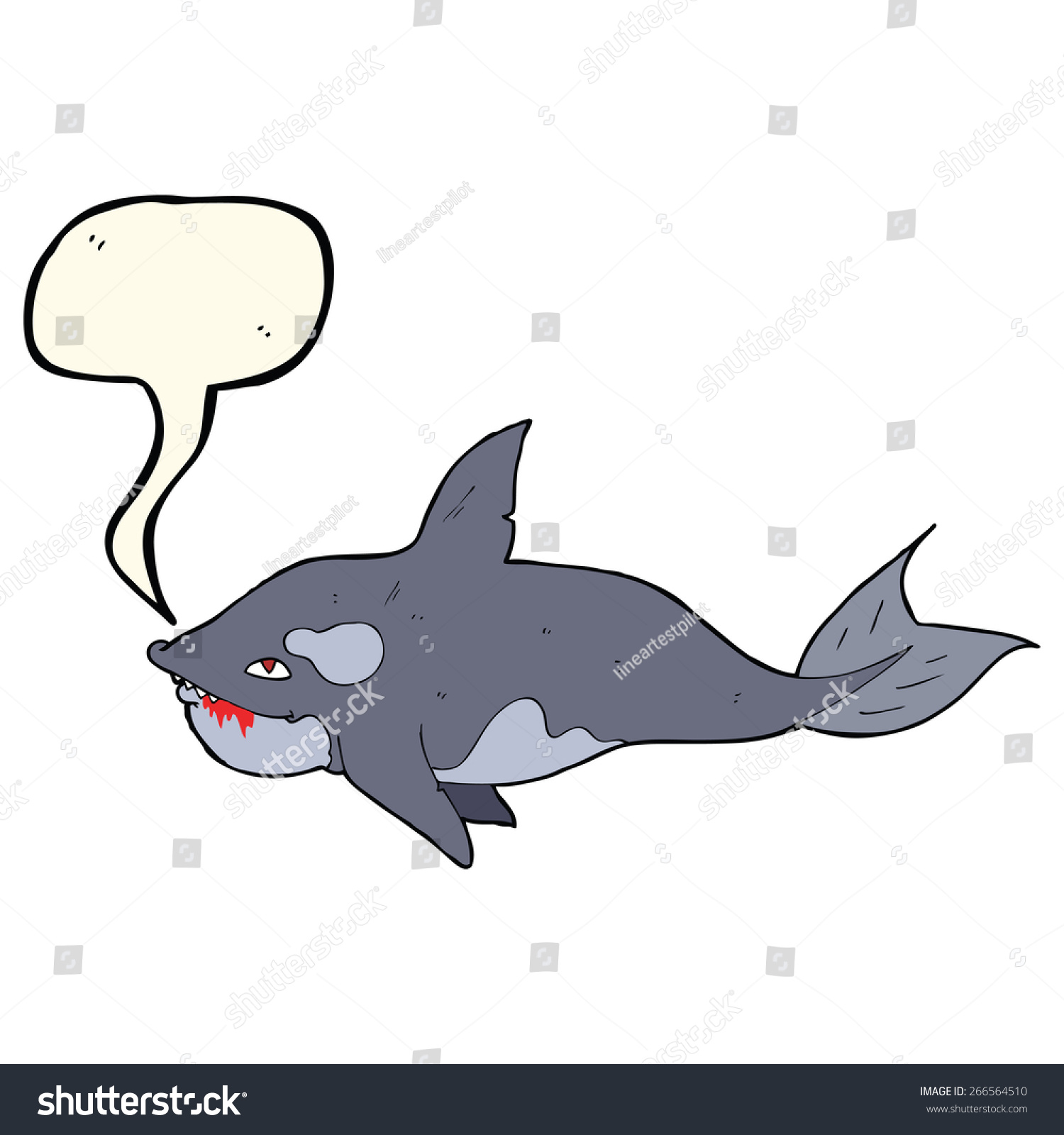 Cartoon Deadly Killer What Stock Vector (Royalty Free) 266564510