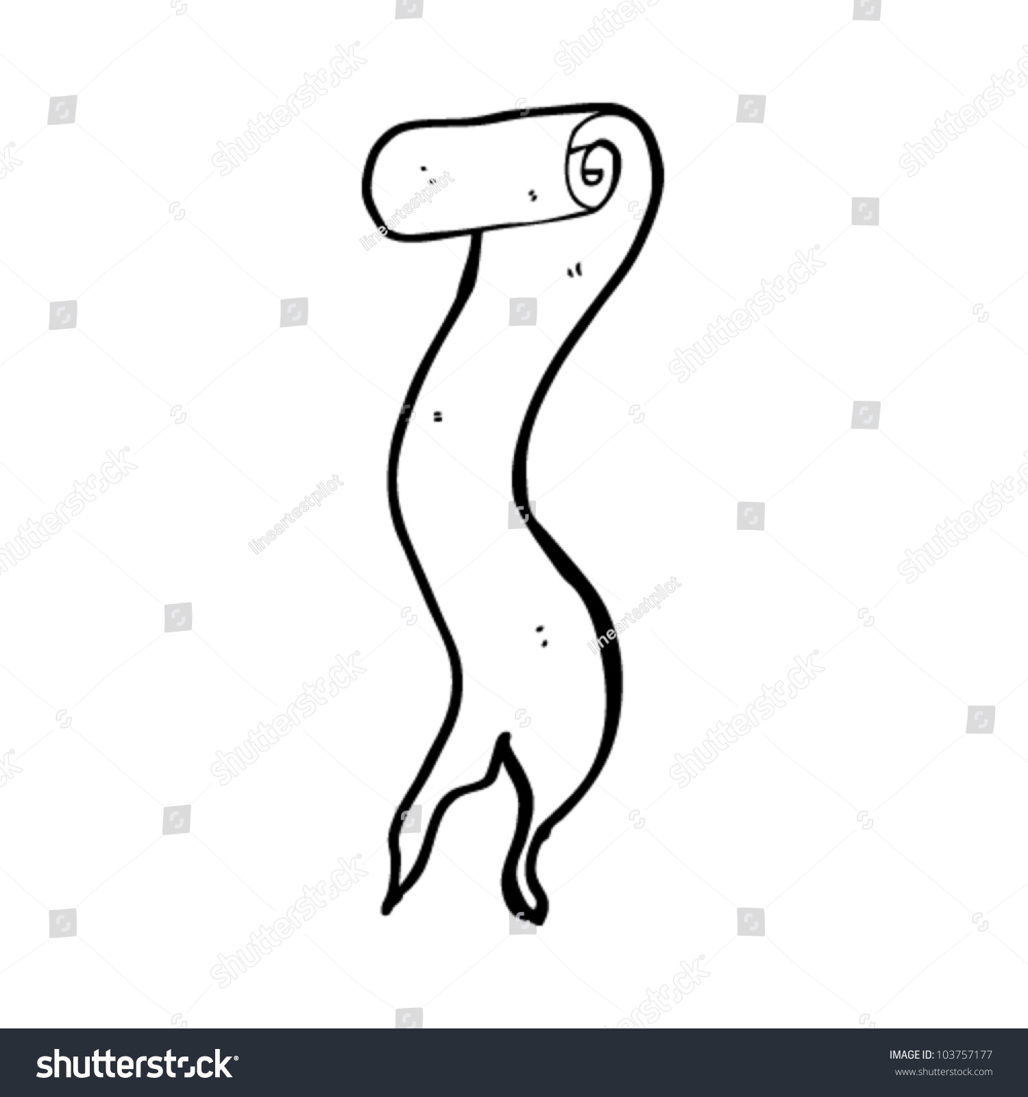 Cartoon Decorative Scroll Stock Vector (Royalty Free) 103757177 ...