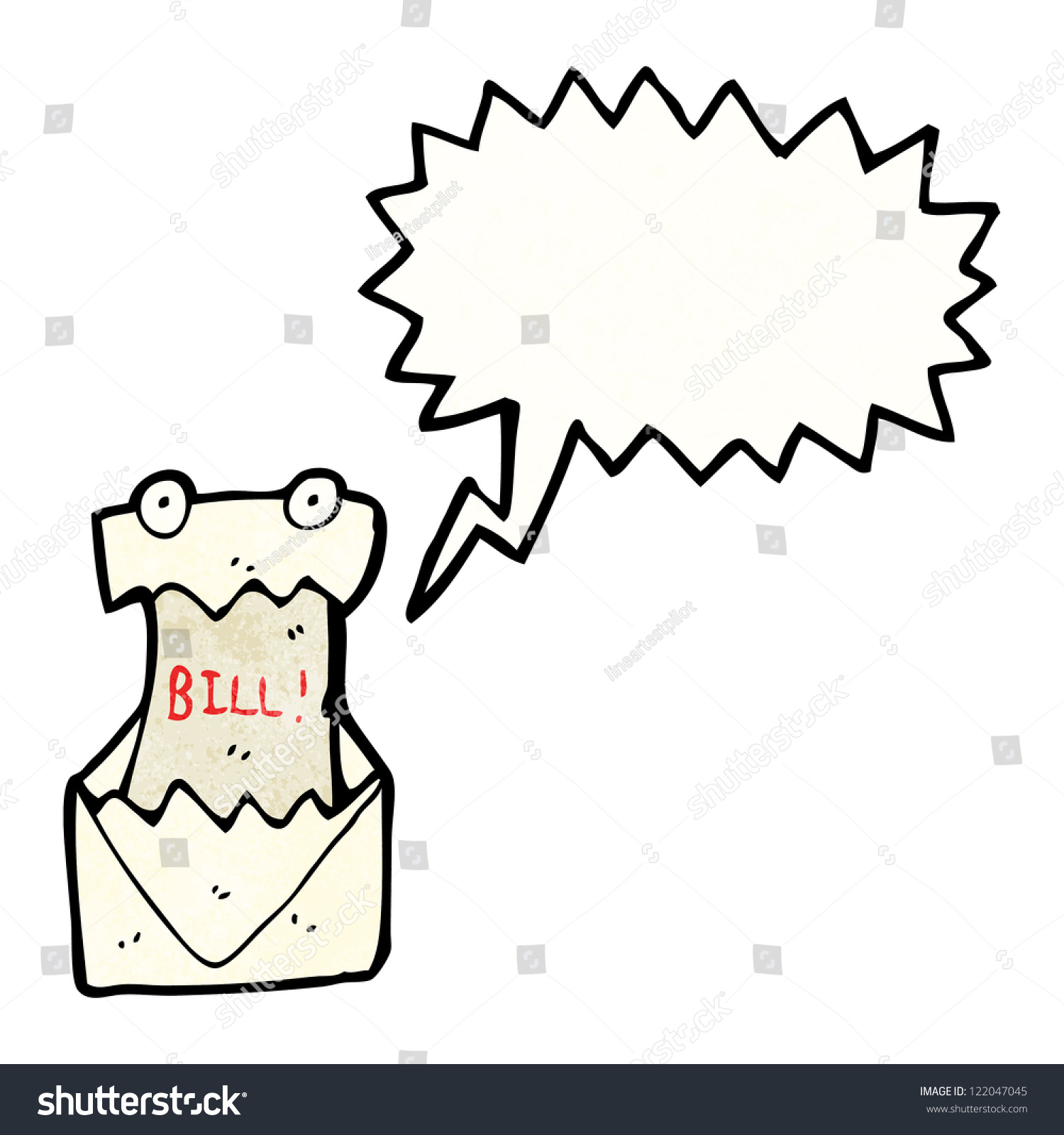 Cartoon Demand Payment Stock Vector (Royalty Free) 122047045