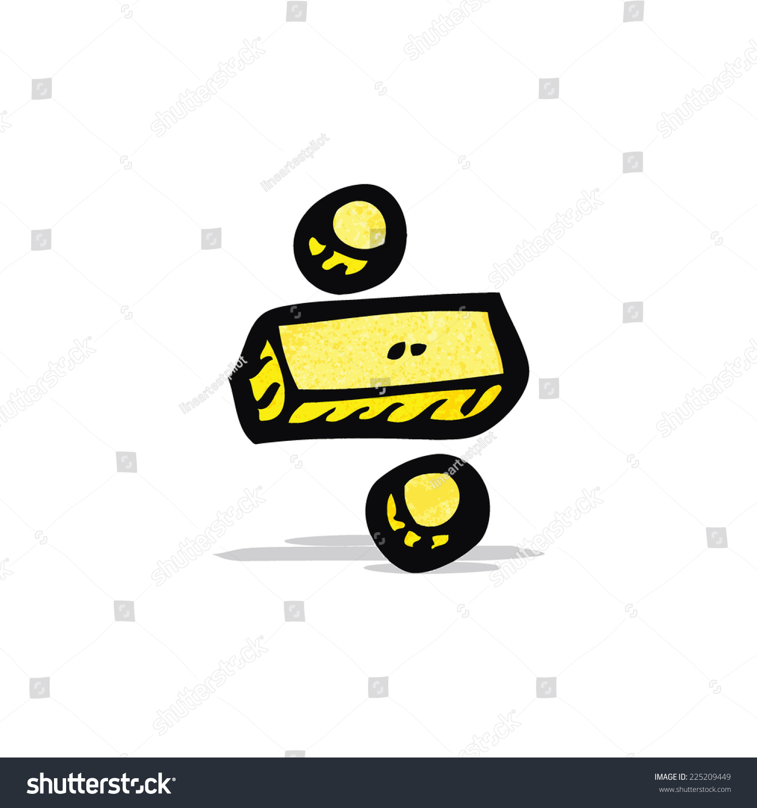 símbolo de división de dibujos animados: vector de stock (libre de ...