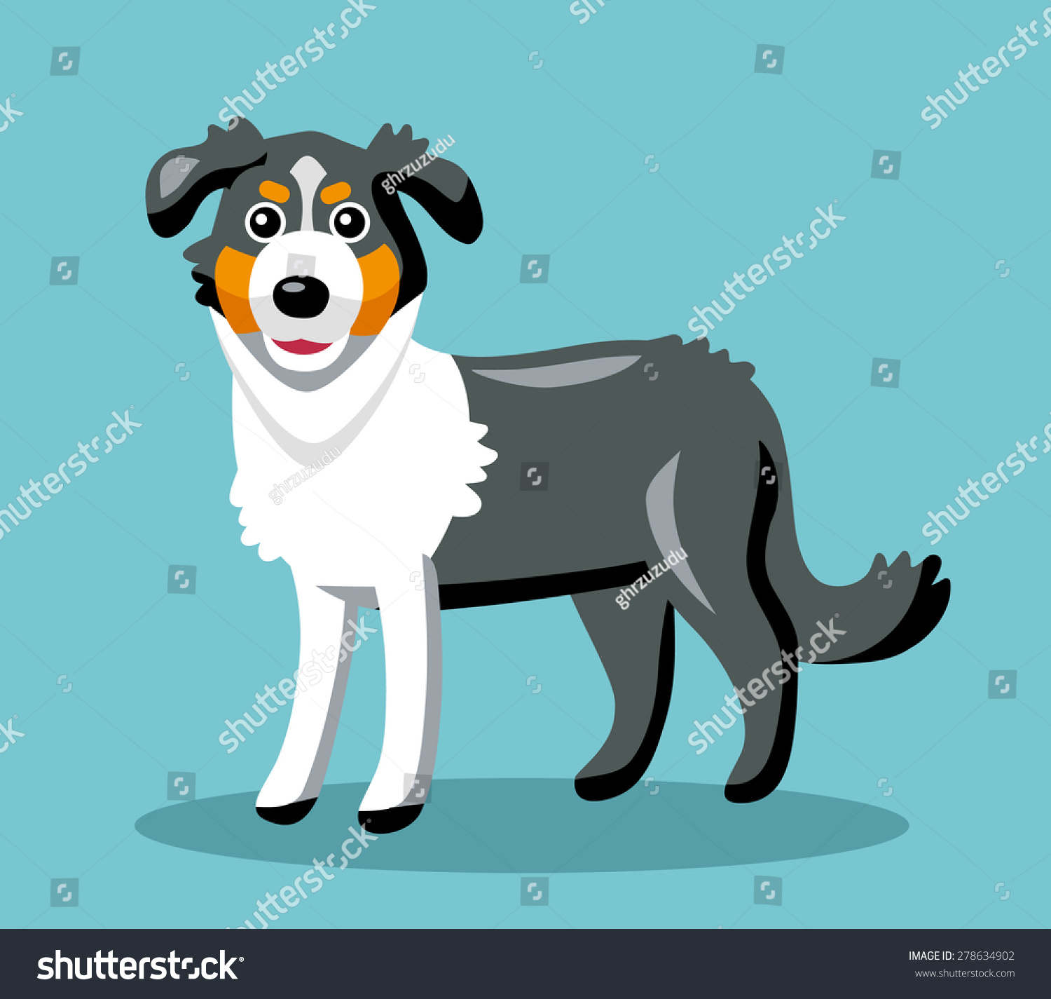 Cartoon Dog Icon Stock Vector (Royalty Free) 278634902
