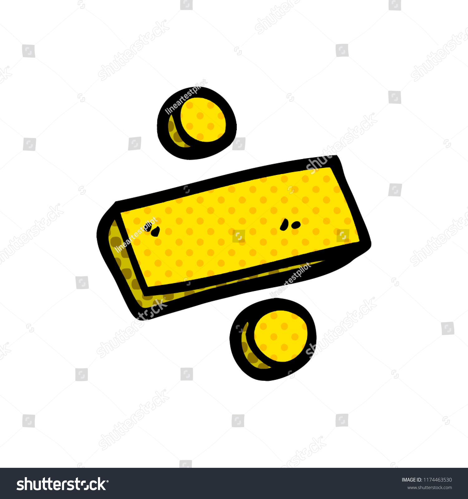 Cartoon Doodle Divide Symbol Stock Vector (Royalty Free) 1174463530 ...