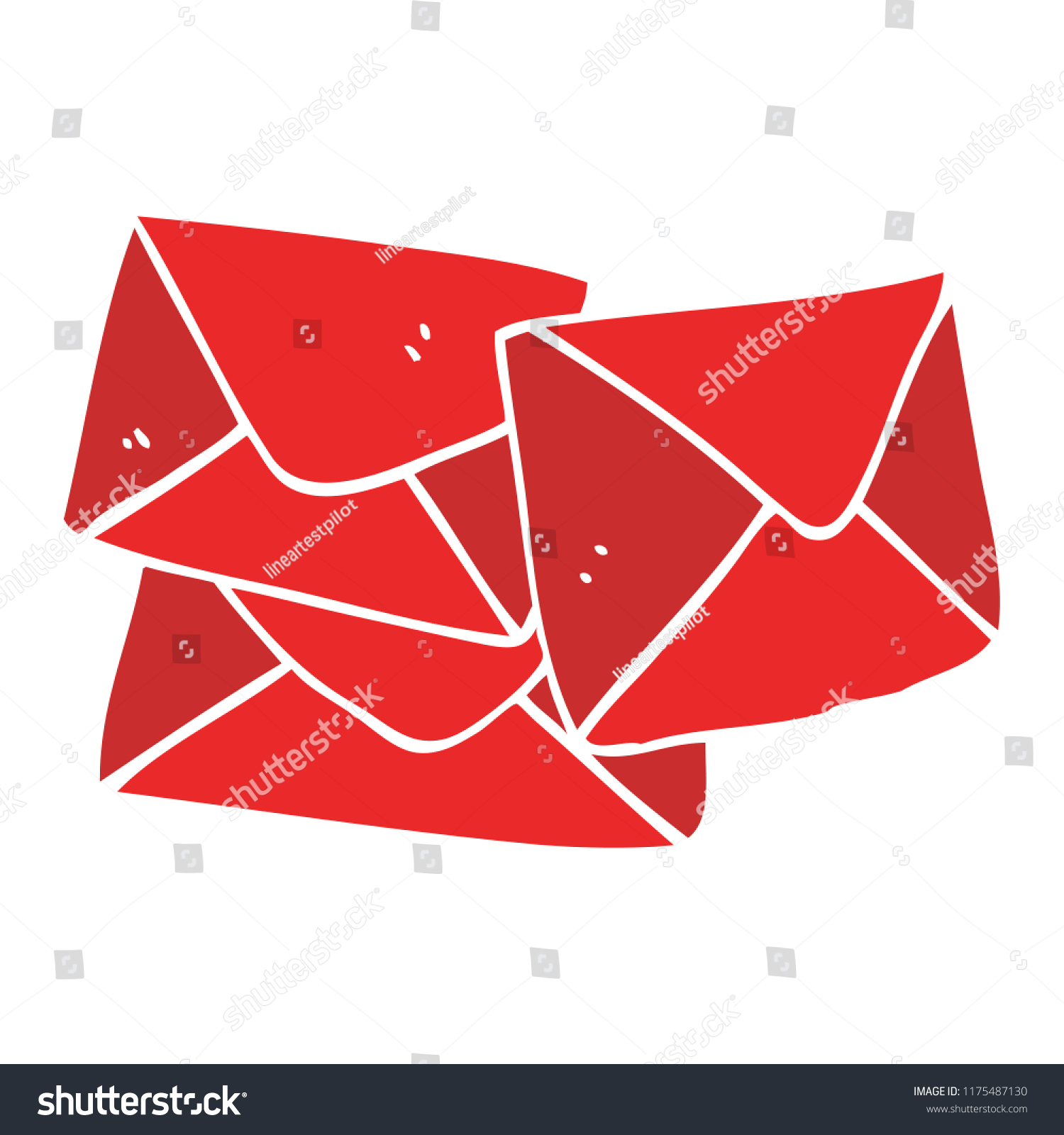 Cartoon Doodle Letter Stock Vector (Royalty Free) 1175487130 | Shutterstock