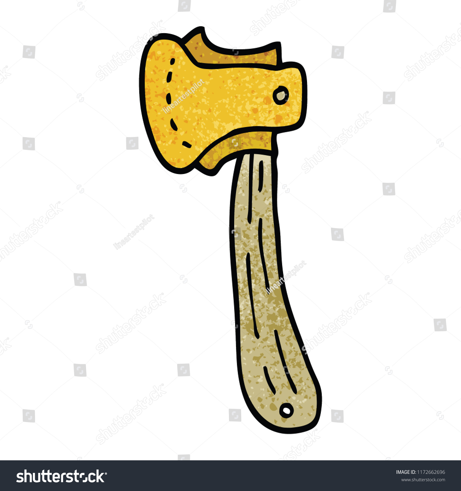 Cartoon Doodle Long Axe Stock Vector (Royalty Free) 1172662696 ...