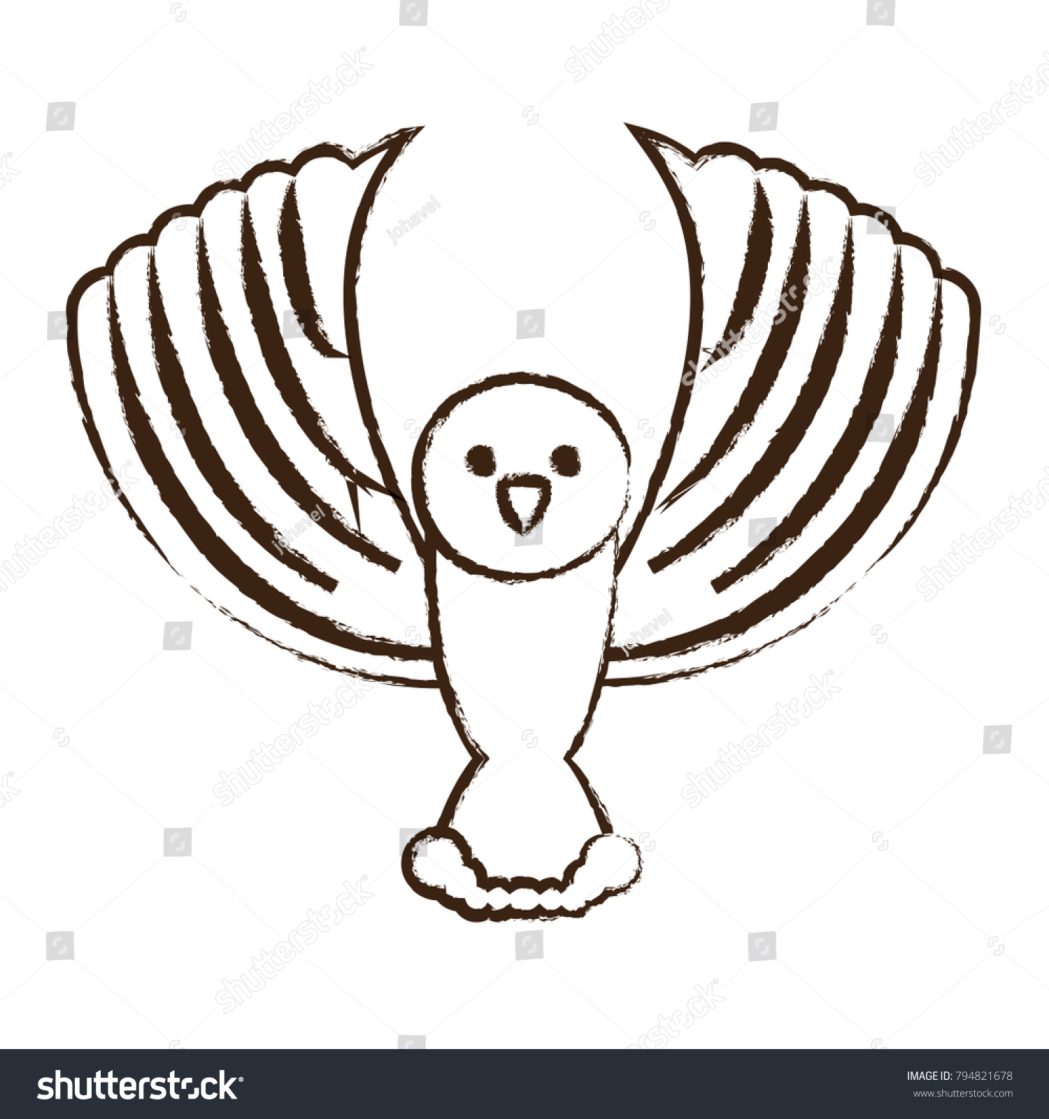 Cartoon Dove Icon Stock Vector (Royalty Free) 794821678 | Shutterstock