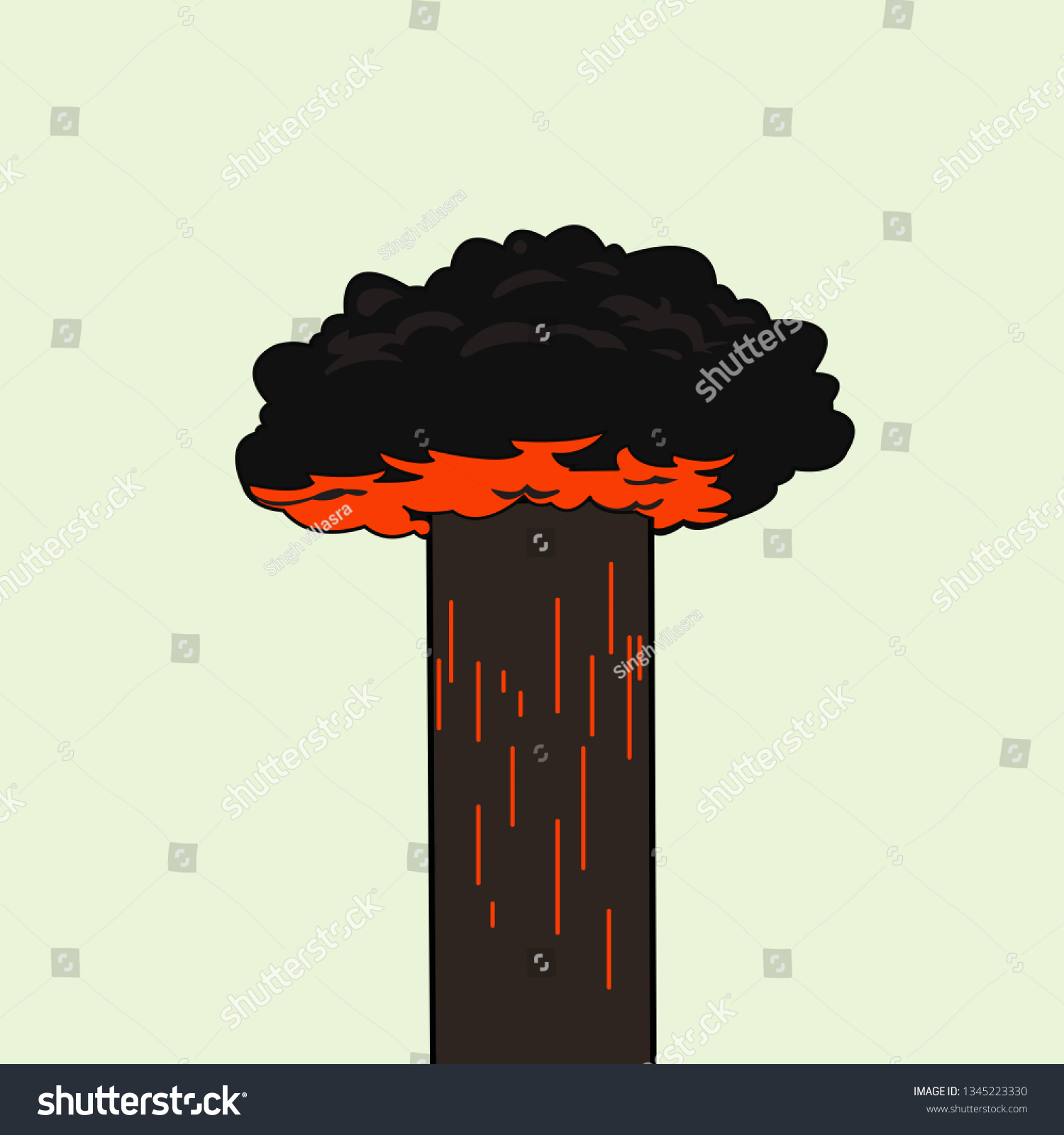 Cartoon Explosion Boom Blast Vector Illustration Stock Vector (Royalty ...