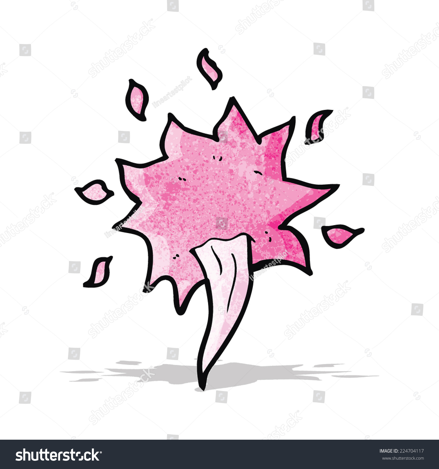 Cartoon Explosion Symbol Stock Vector (Royalty Free) 224704117